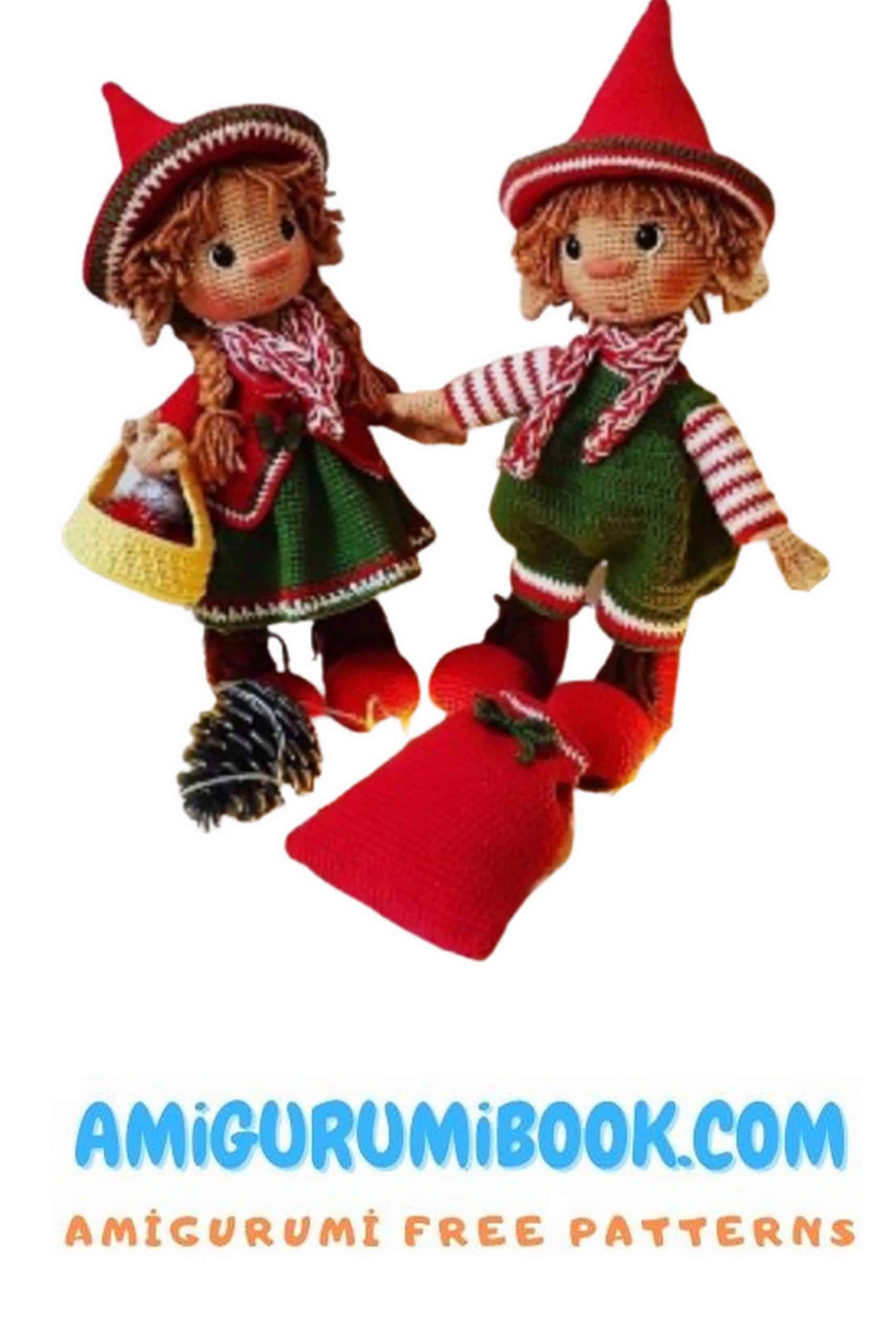 Lover Christmas Elf Amigurumi Free Pattern - Free Amigurumi Crochet ...