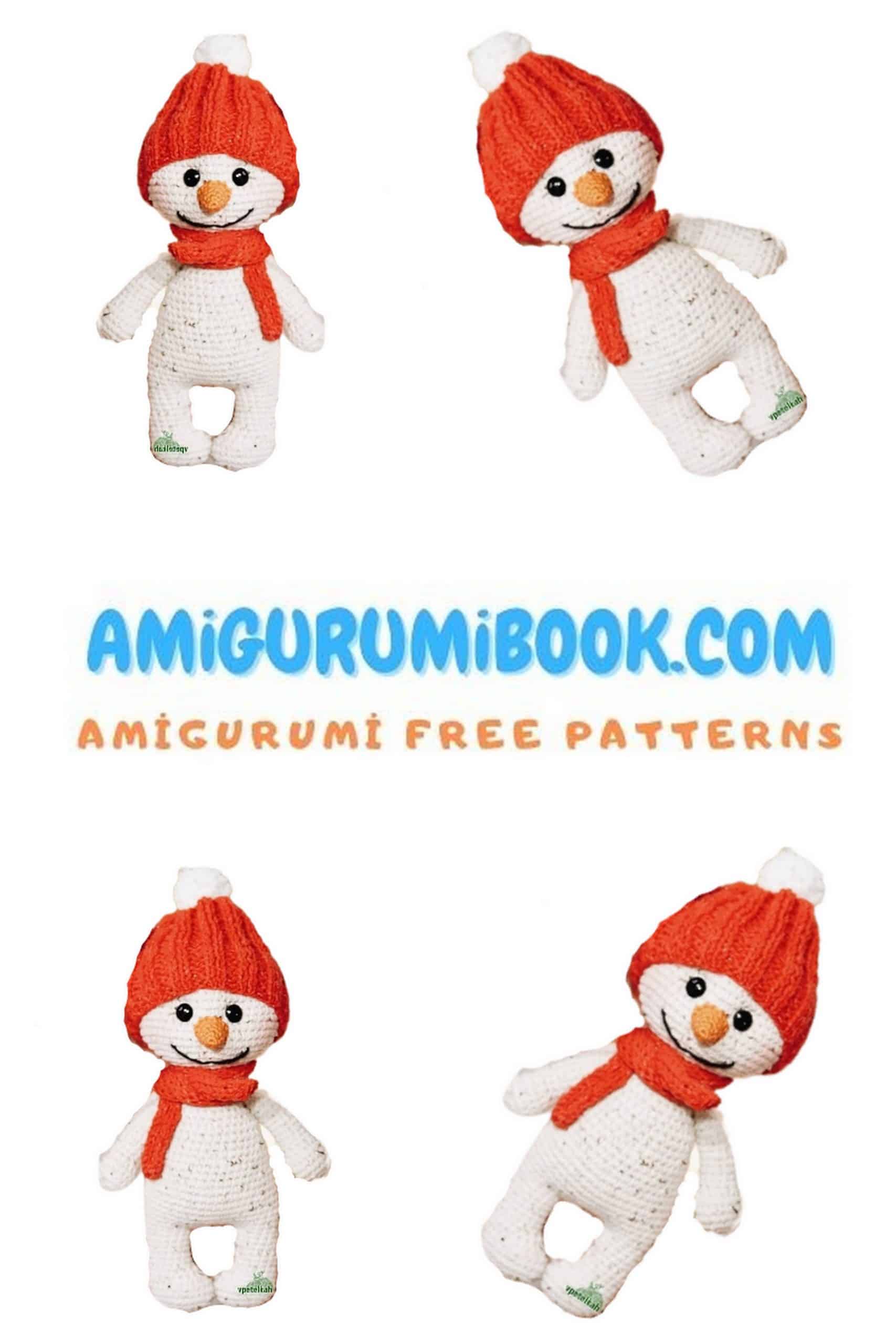 Little Cute Snowman Amigurumi Free Pattern - Free Amigurumi Crochet ...