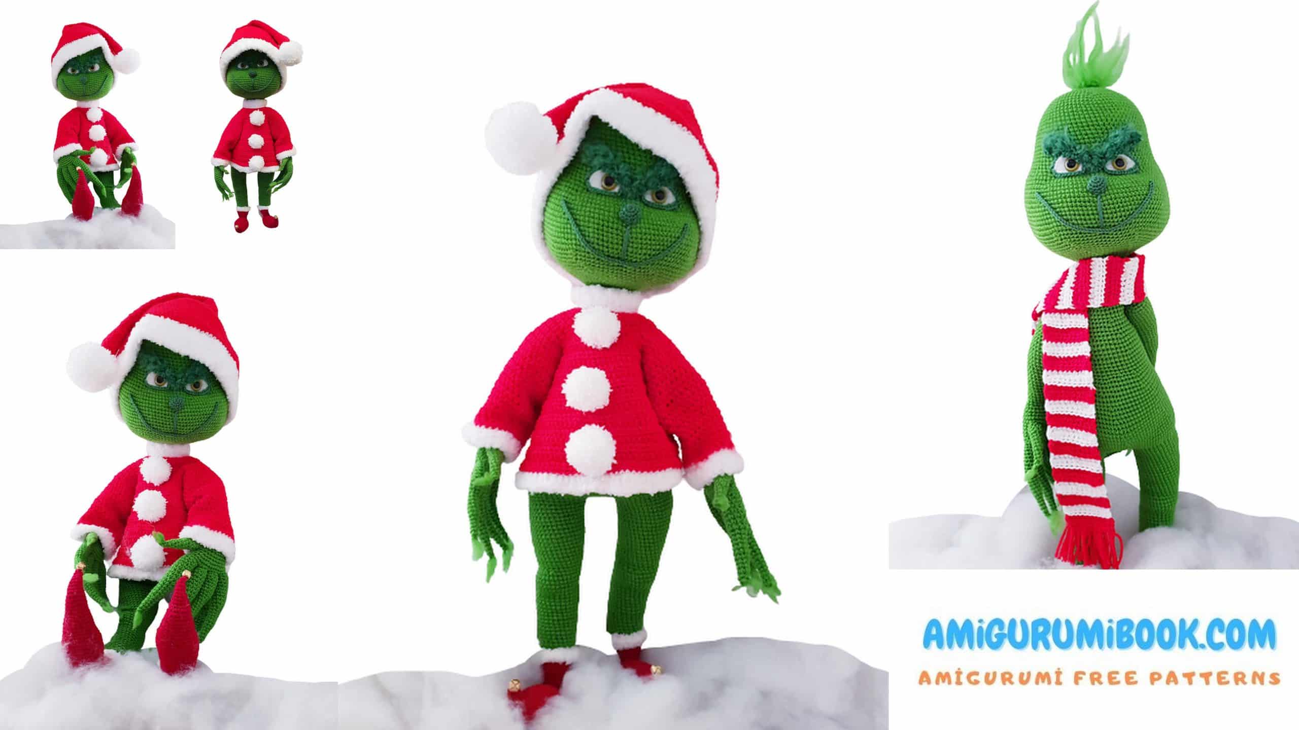 Christmas Grouch Amigurumi Free Pattern - Free Amigurumi Crochet Patterns