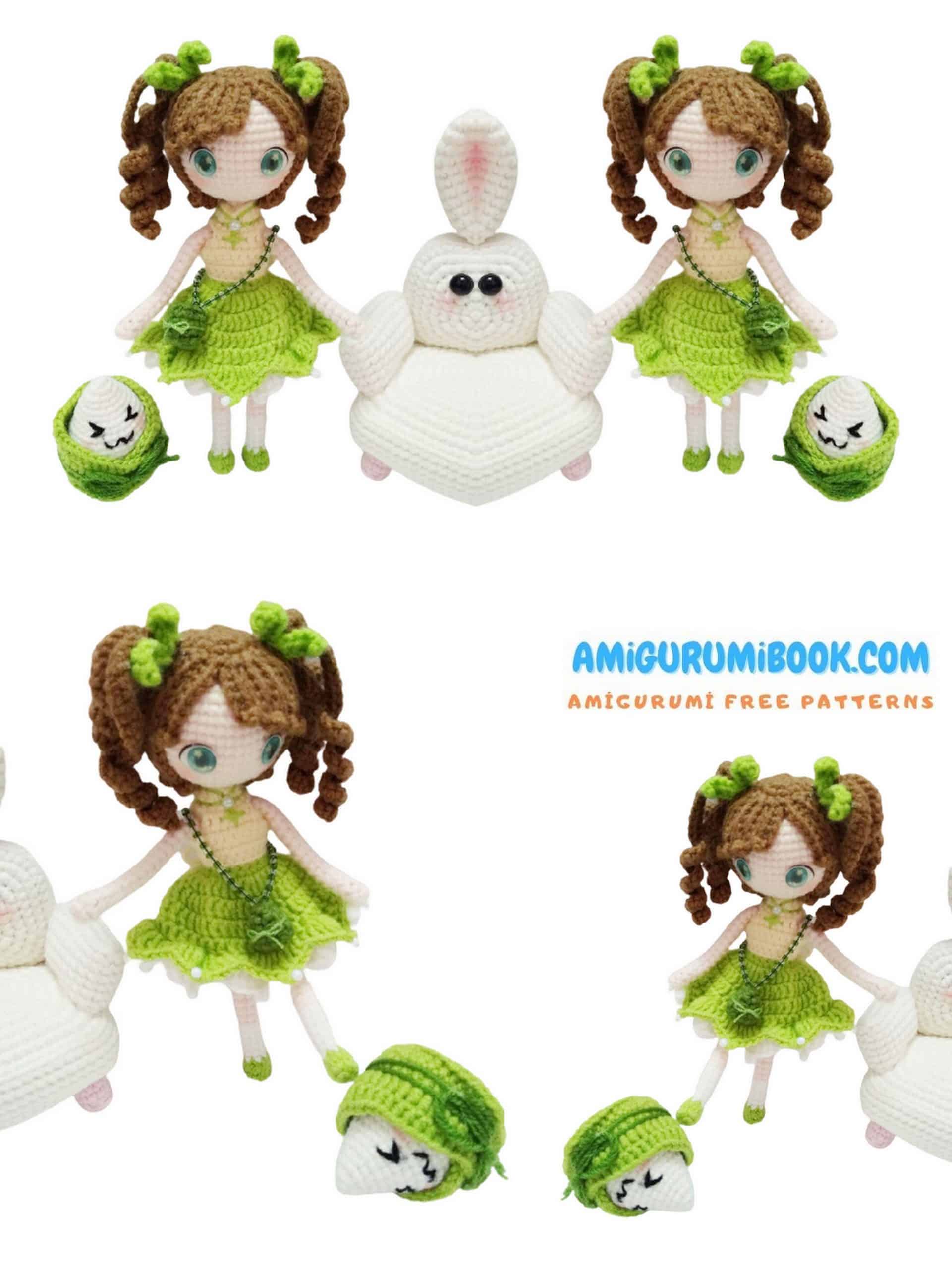 Cute Girl Amigurumi Free Pattern - Free Amigurumi Crochet Patterns