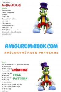 Cicada Amigurumi Free Pattern - Free Amigurumi Crochet Patterns