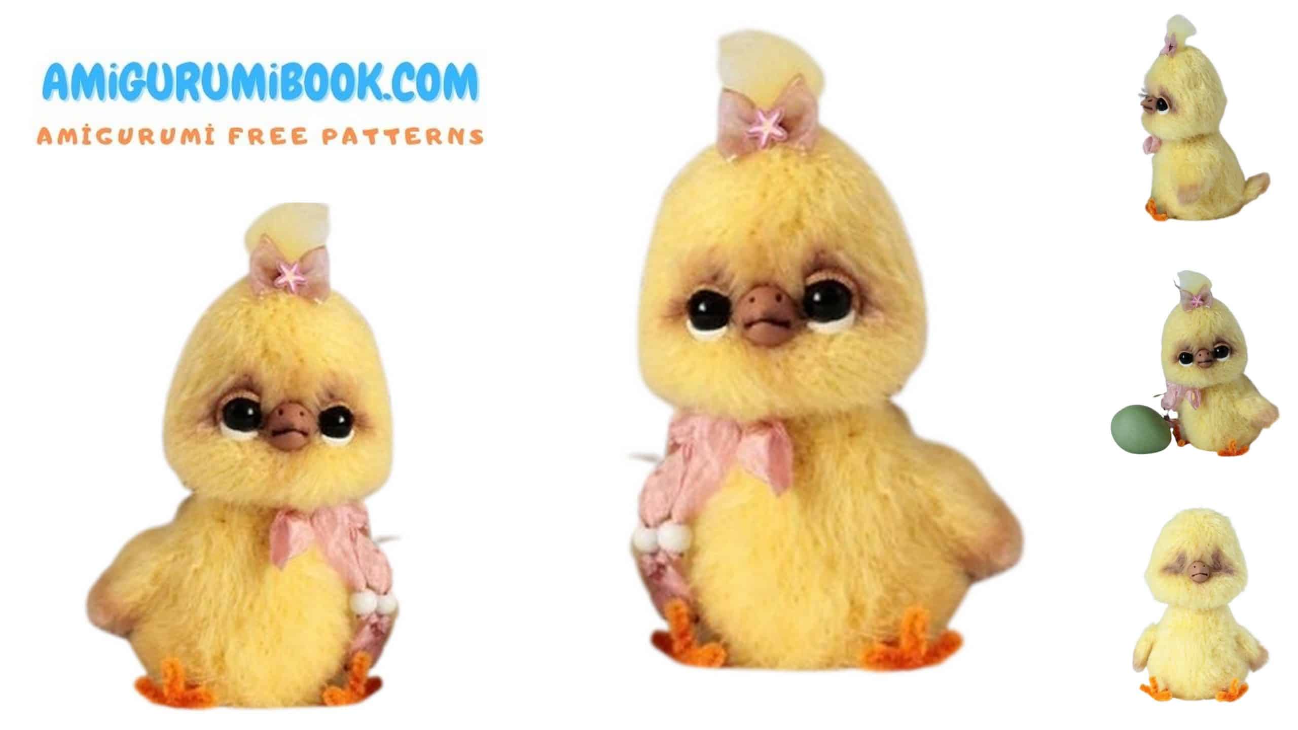 Fluffy Chick Amigurumi Free Pattern - Free Amigurumi Crochet Patterns