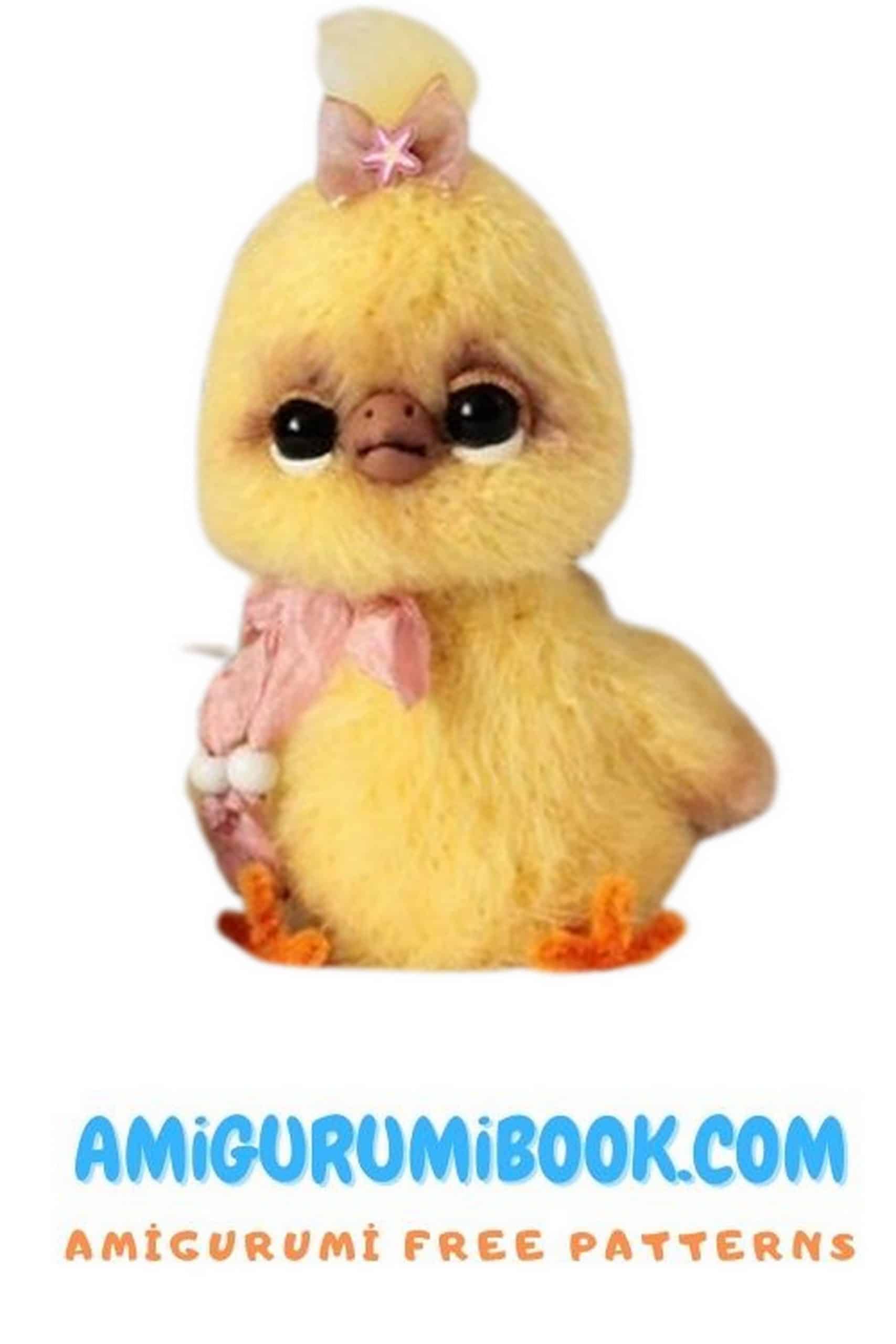 Fluffy Chick Amigurumi Free Pattern - Free Amigurumi Crochet Patterns