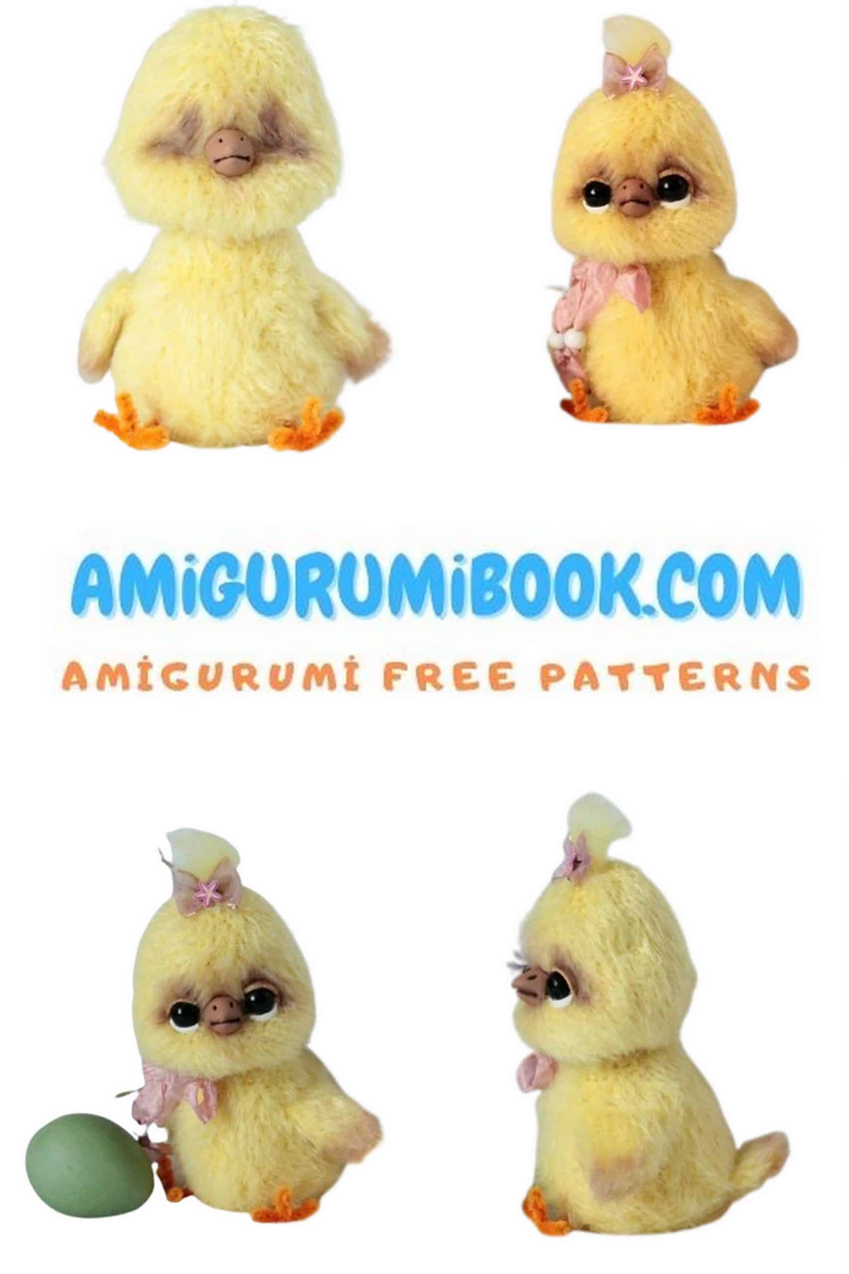 Fluffy Chick Amigurumi Free Pattern - Free Amigurumi Crochet Patterns