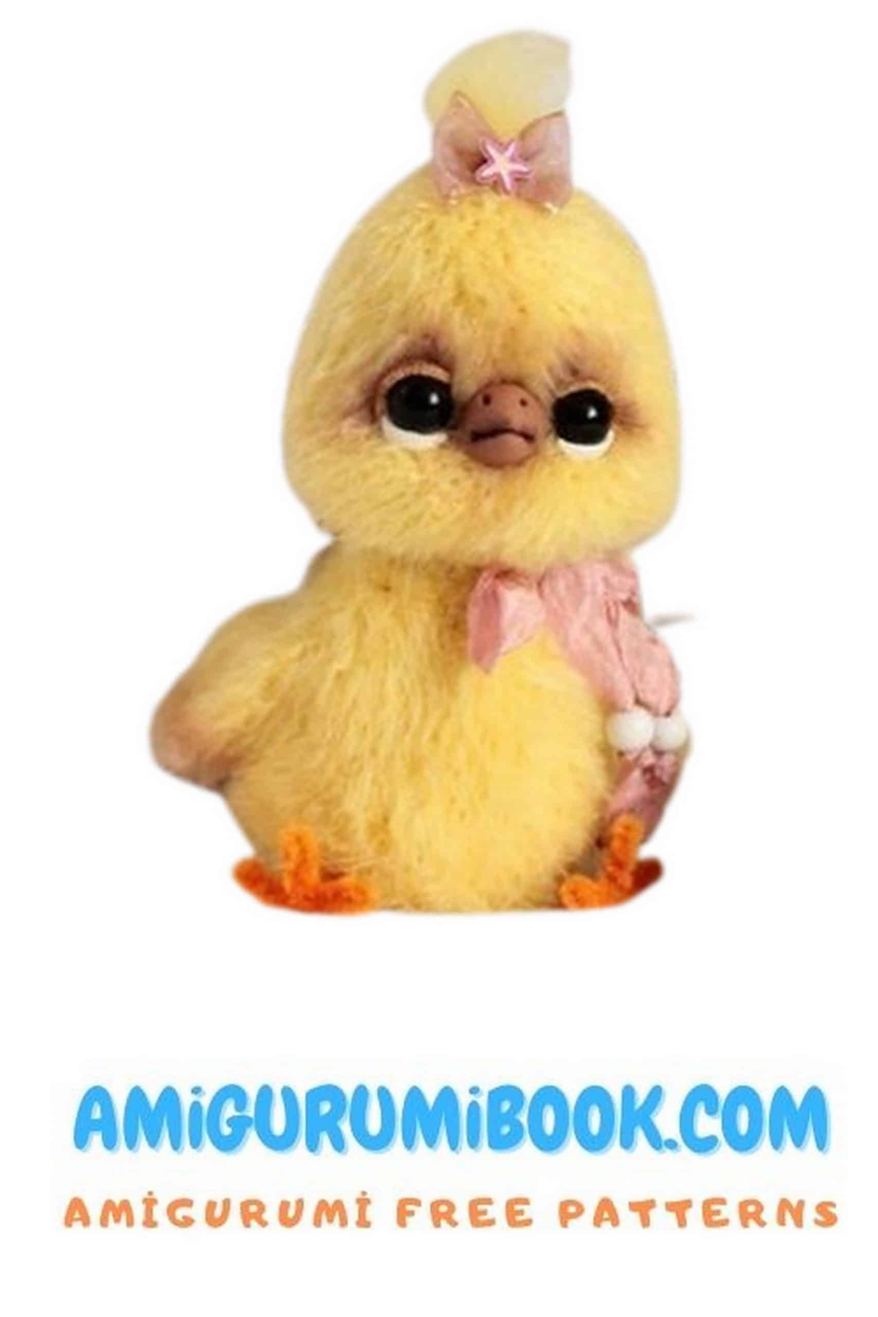 Fluffy Chick Amigurumi Free Pattern - Free Amigurumi Crochet Patterns