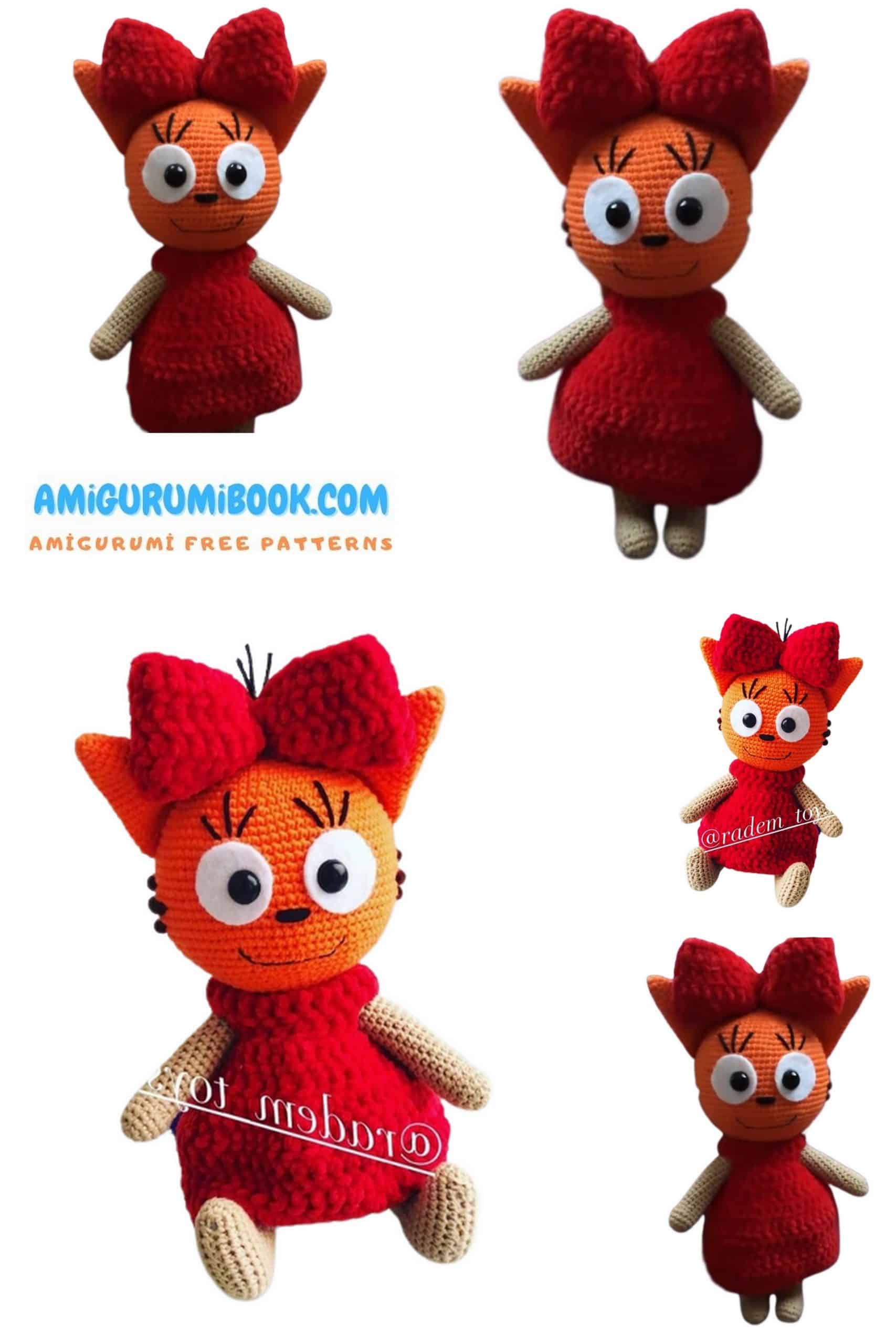 Caramel Cat Amigurumi Free Pattern - Free Amigurumi Crochet Patterns