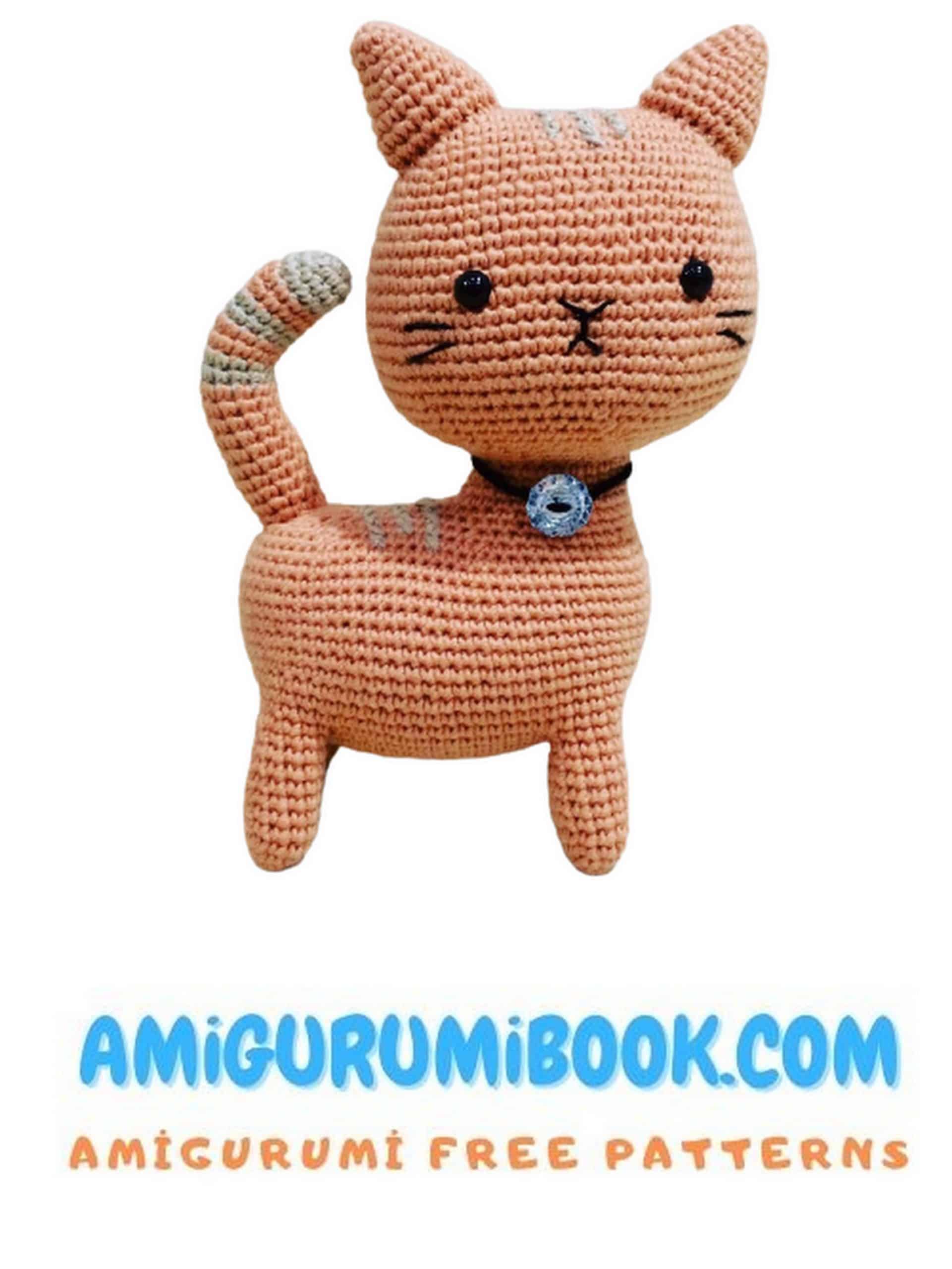 Cute House Cat Amigurumi Free Pattern - Free Amigurumi Crochet Patterns
