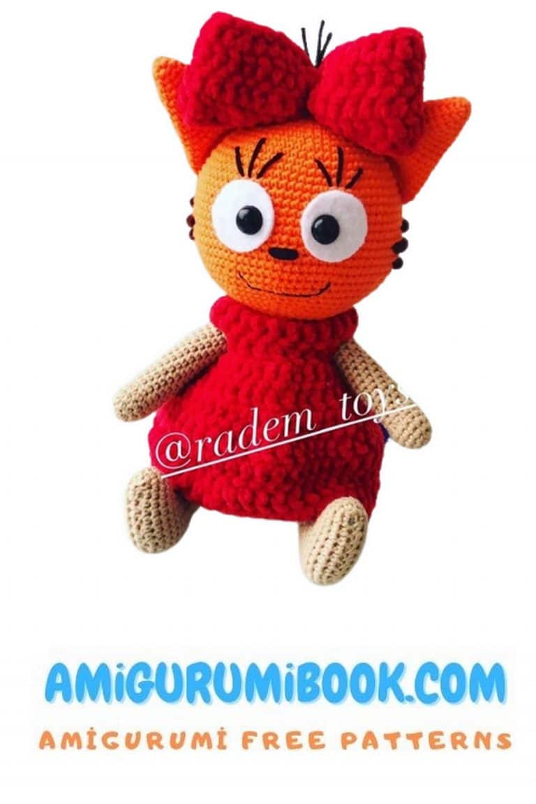 Caramel Cat Amigurumi Free Pattern - Free Amigurumi Crochet Patterns