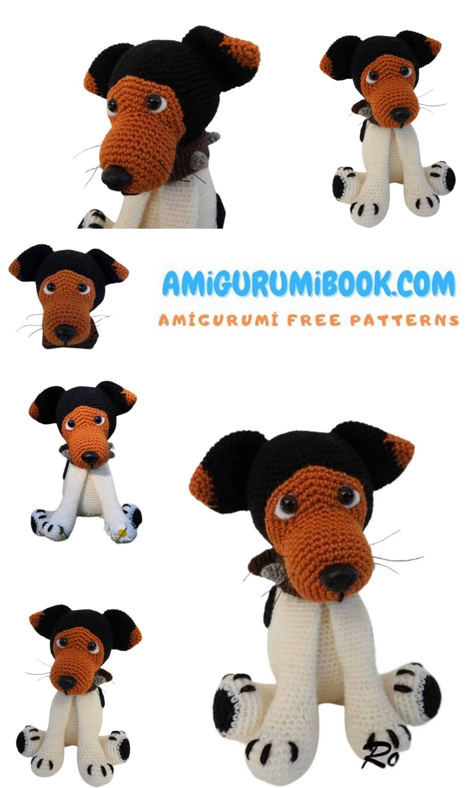 Dog Jack Russell Amigurumi Free Pattern - Free Amigurumi Crochet Patterns