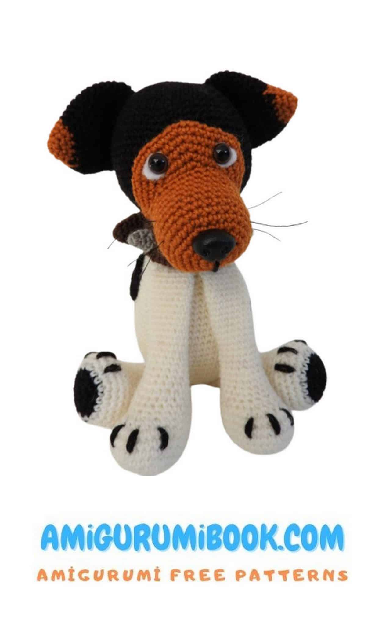 Dog Jack Russell Amigurumi Free Pattern - Free Amigurumi Crochet Patterns
