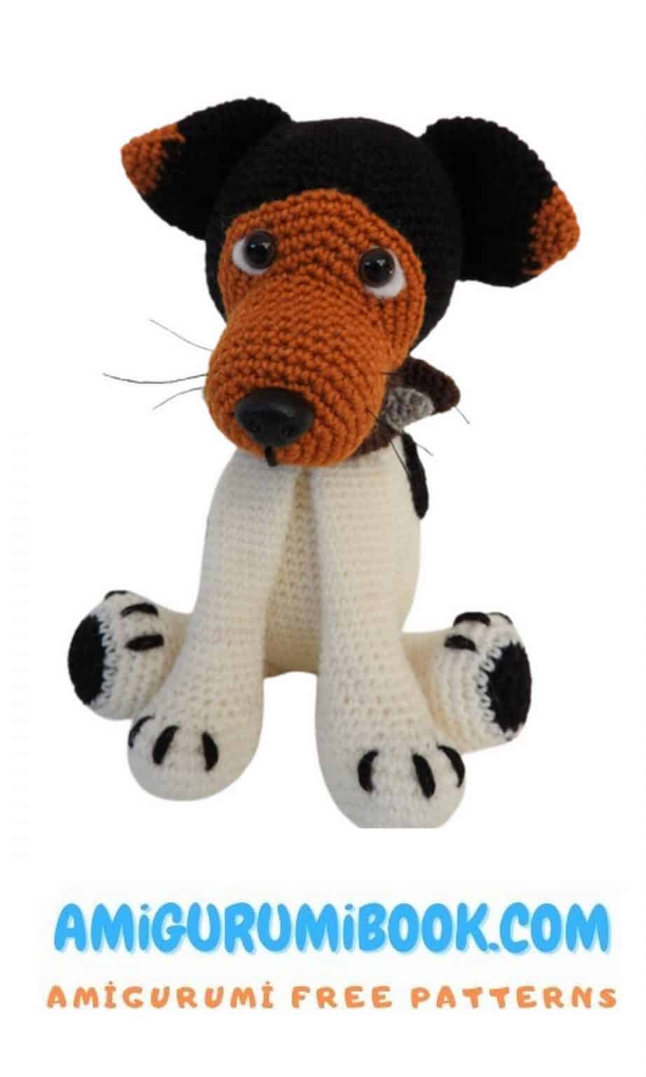 Dog Jack Russell Amigurumi Free Pattern - Free Amigurumi Crochet Patterns