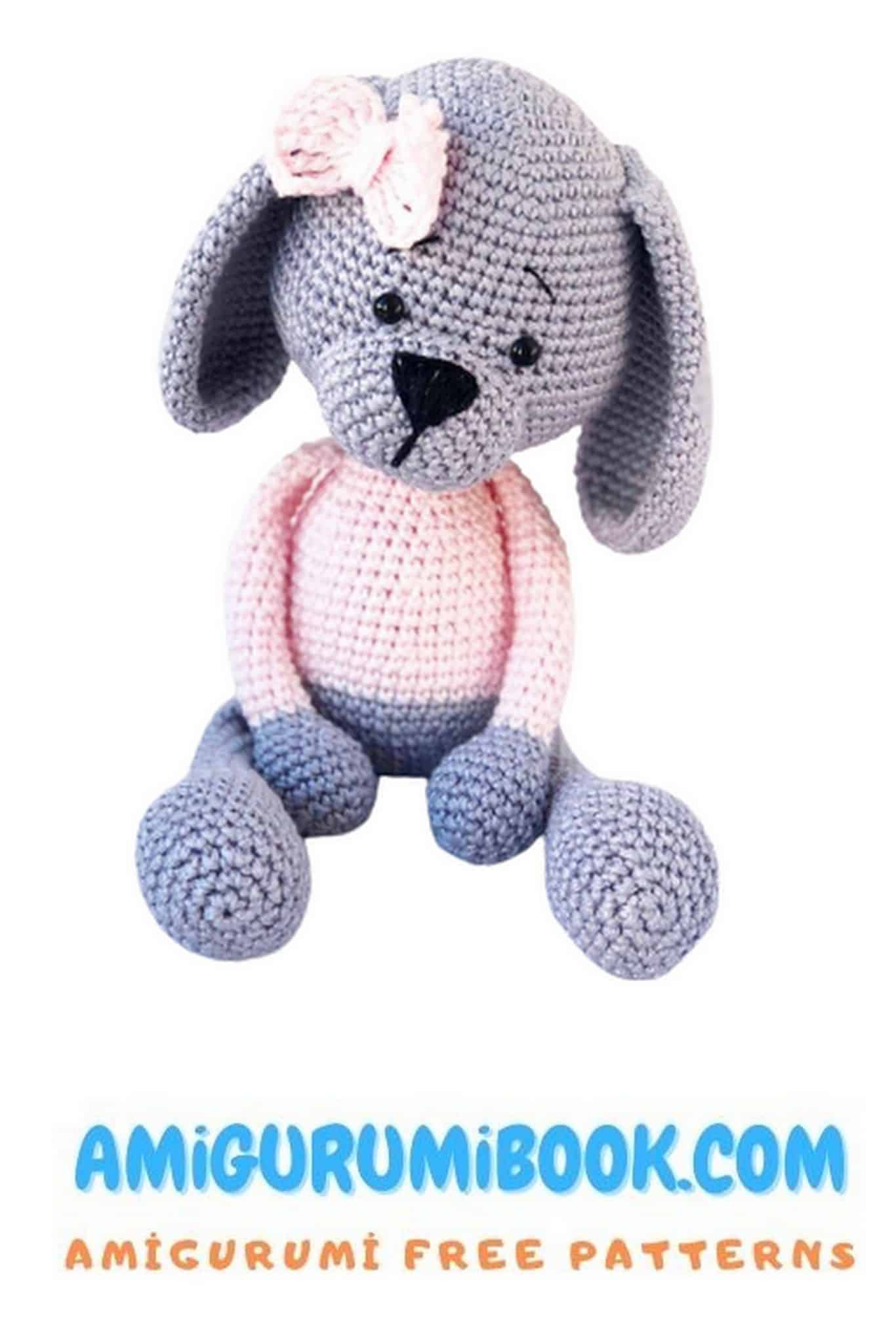 Cute Lady Dog Amigurumi Free Pattern - Free Amigurumi Crochet Patterns