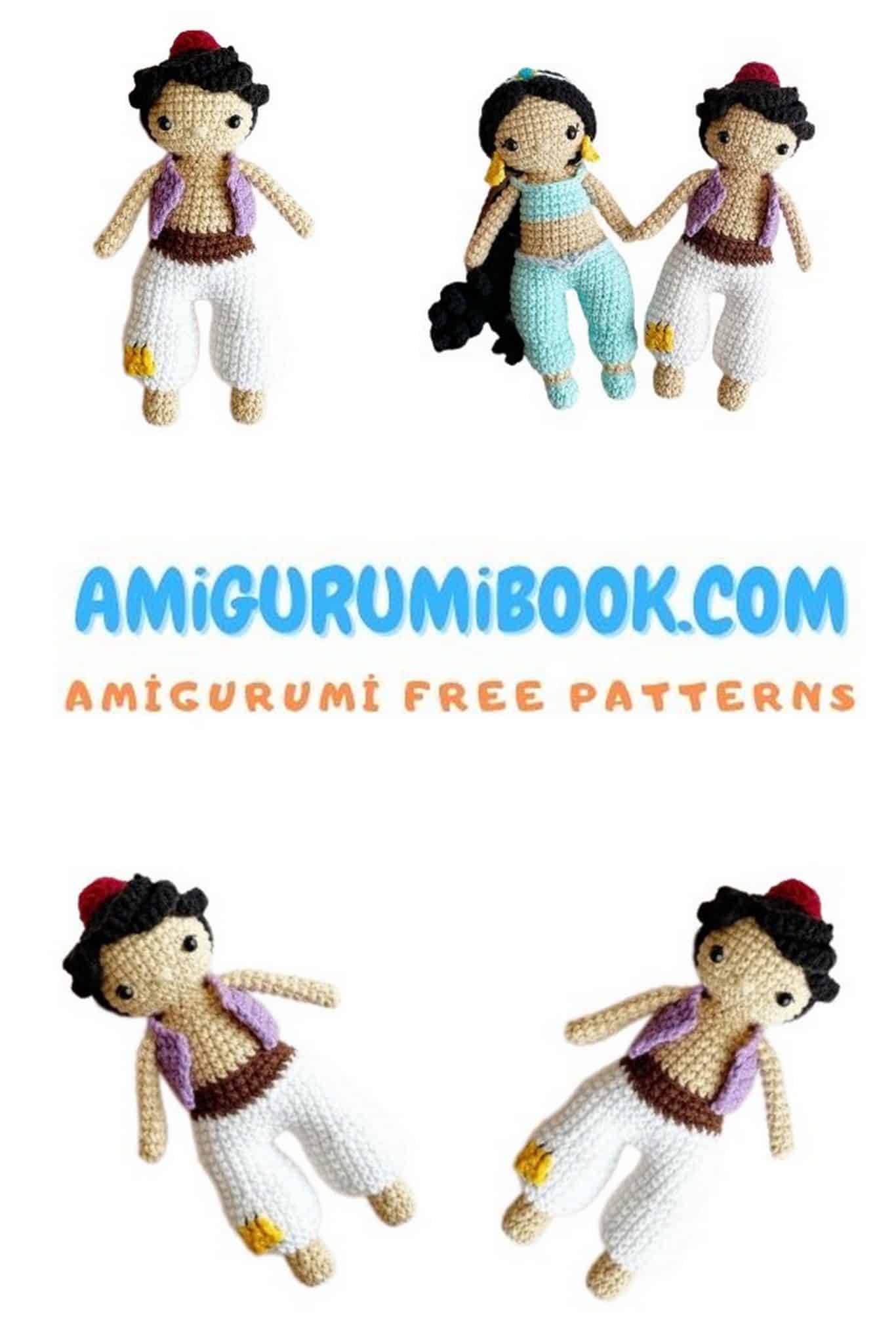 Aladdin Amigurumi Free Pattern: Crochet Your Own Magical Doll - Free ...