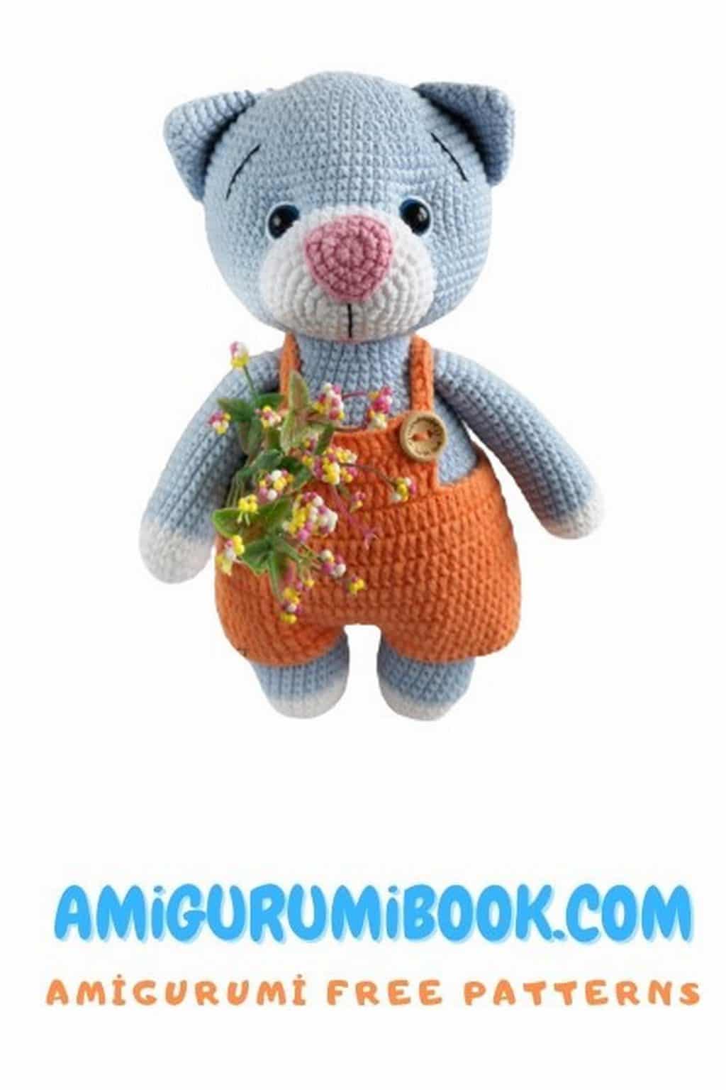 Free Amigurumi Cute Kitten Pattern: Step-by-Step Instructions - Free ...