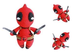 Deadpool Amigurumi Free Pattern - Free Amigurumi Crochet Patterns