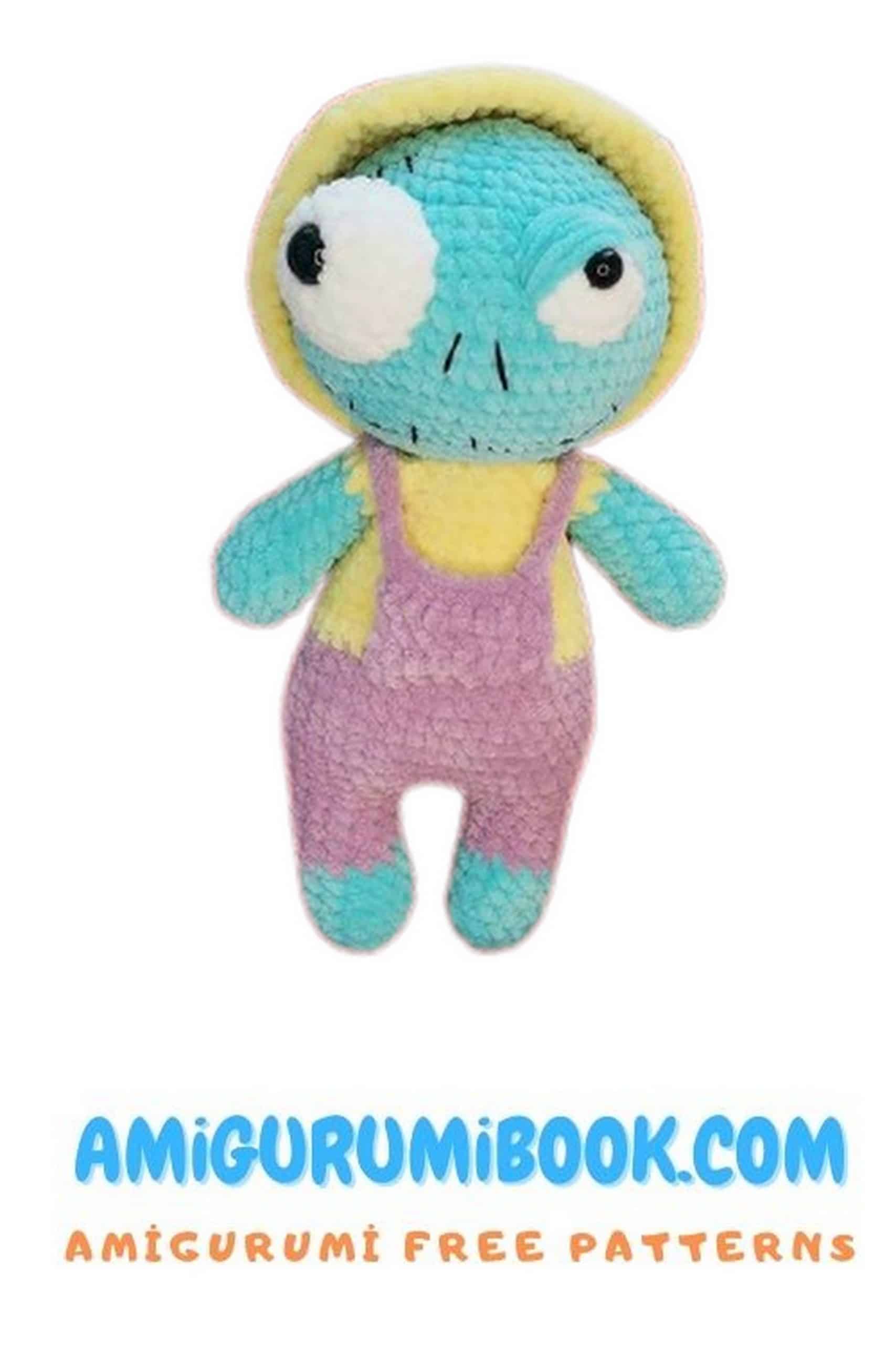 Halloween Zombie Amigurumi Free Pattern - Free Amigurumi Crochet Patterns