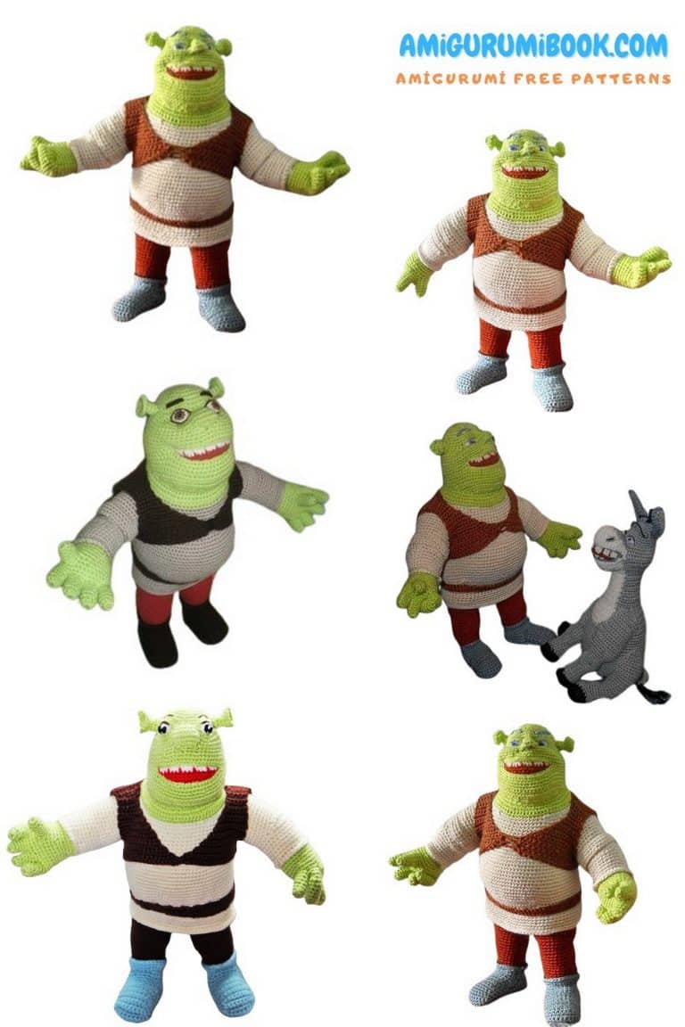 Free Shrek Amigurumi Pattern - Create Your Own Adorable Ogre Toy ...