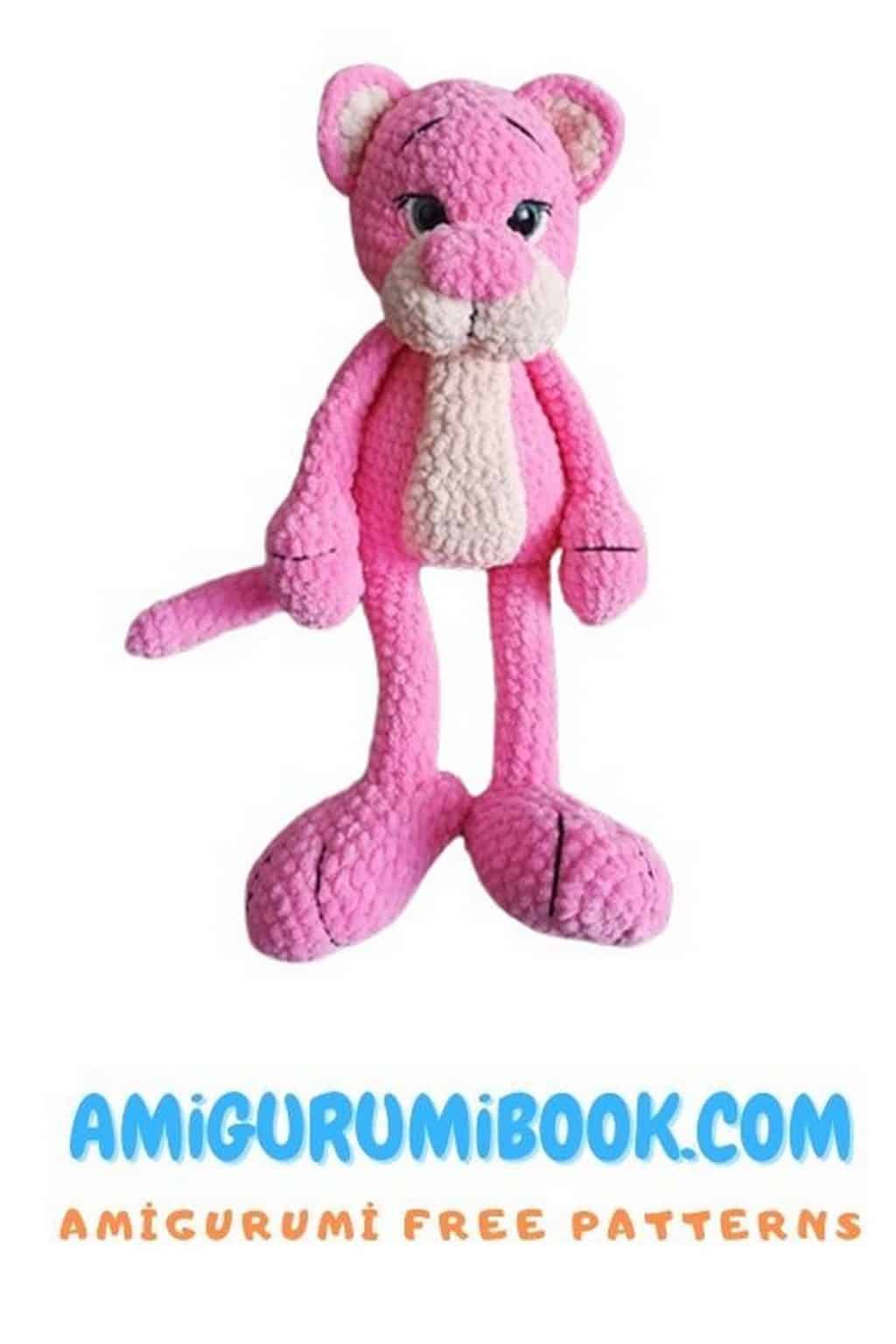 Free Velvet Pink Panther Amigurumi Pattern - Free Amigurumi Crochet ...