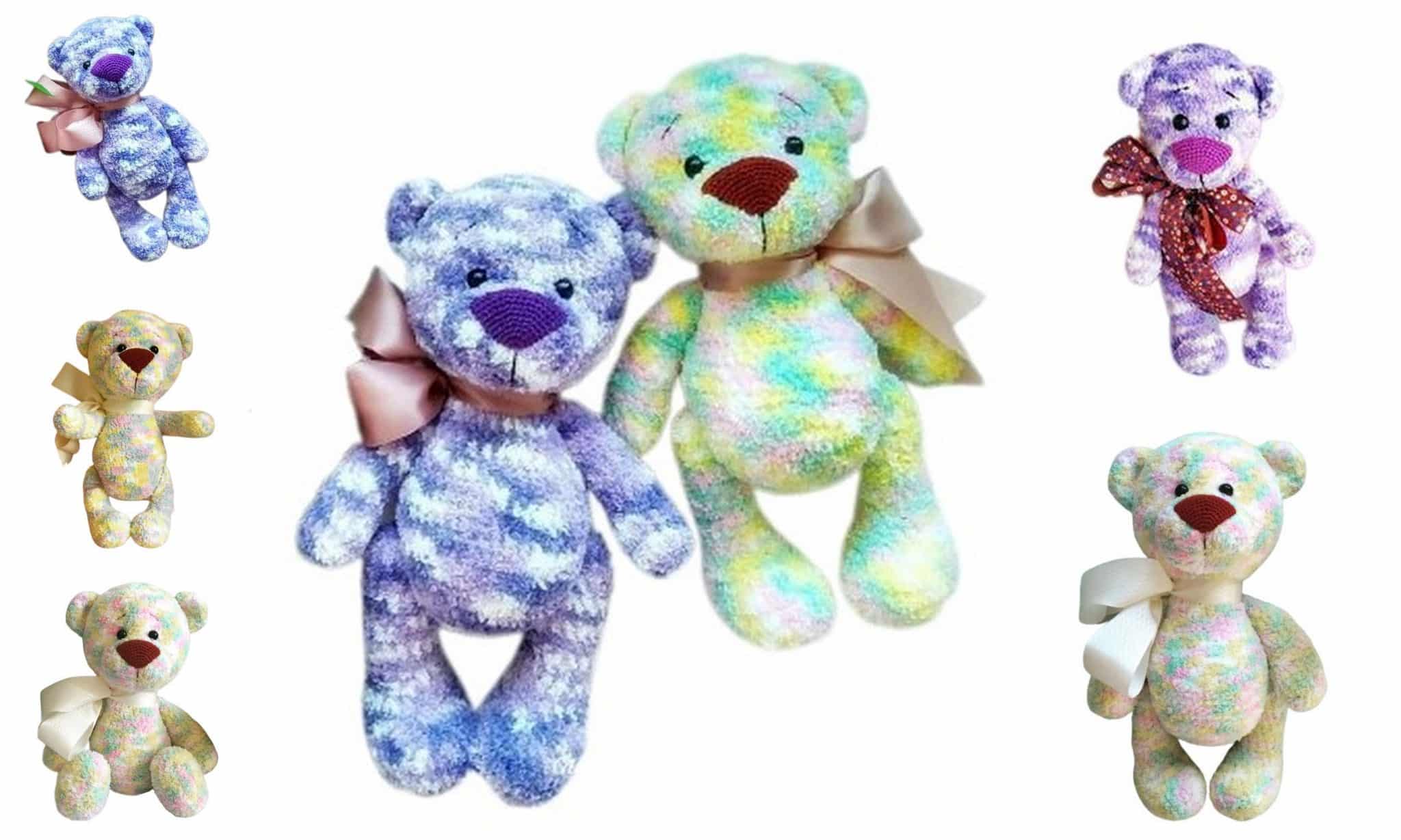 Craft Your Own Colorful Teddy Bear Amigurumi - Free Crochet Pattern ...
