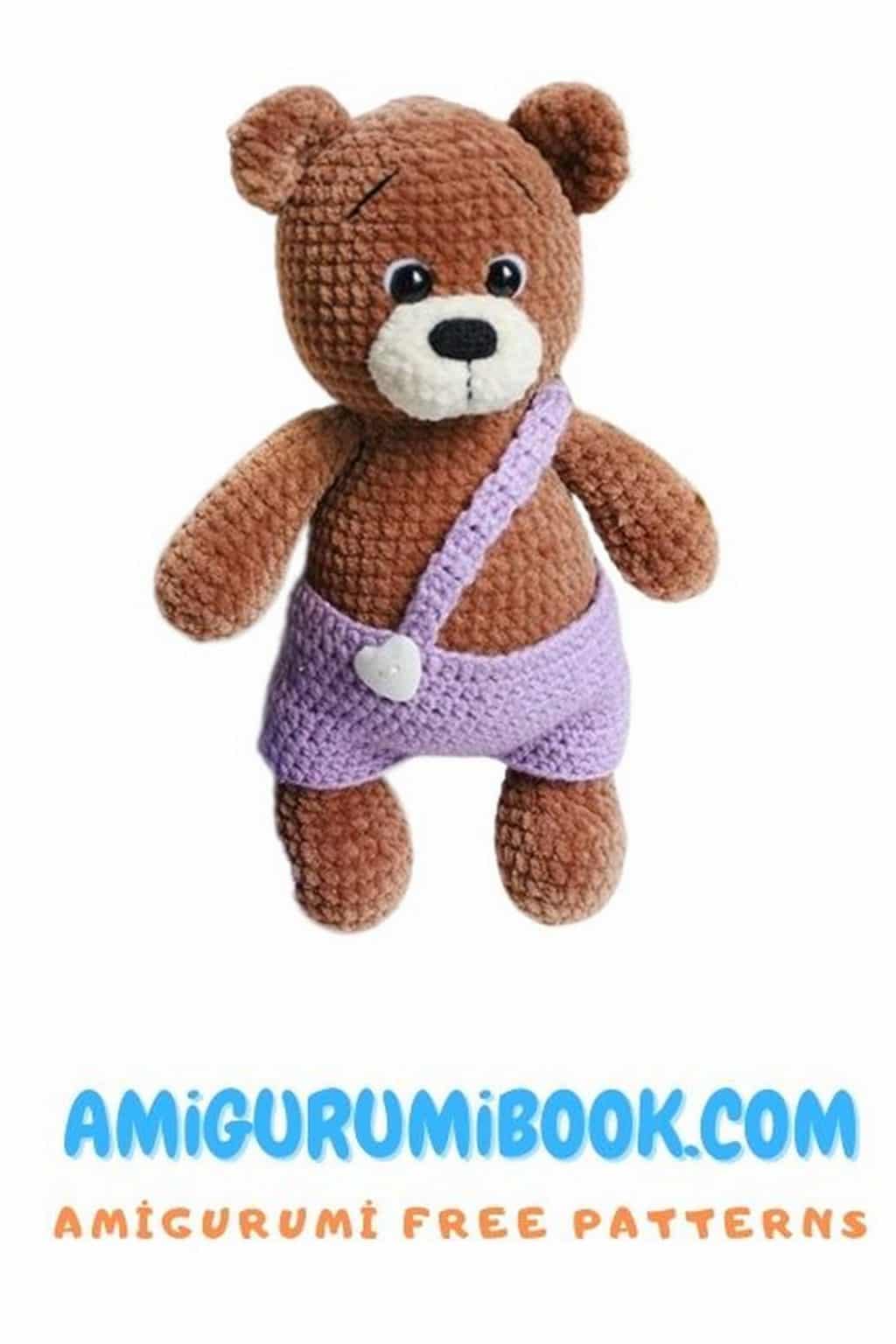 Free Barney Bear Amigurumi Pattern: Crochet Your Own Cuddly Companion ...