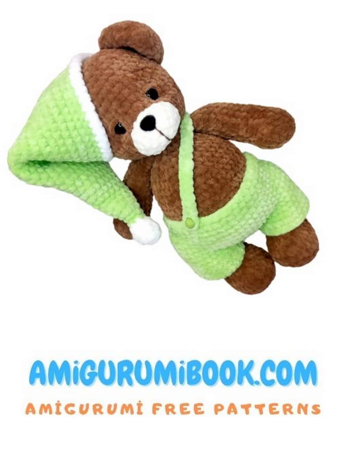 Free Barney Bear Amigurumi Pattern: Crochet Your Own Cuddly Companion ...