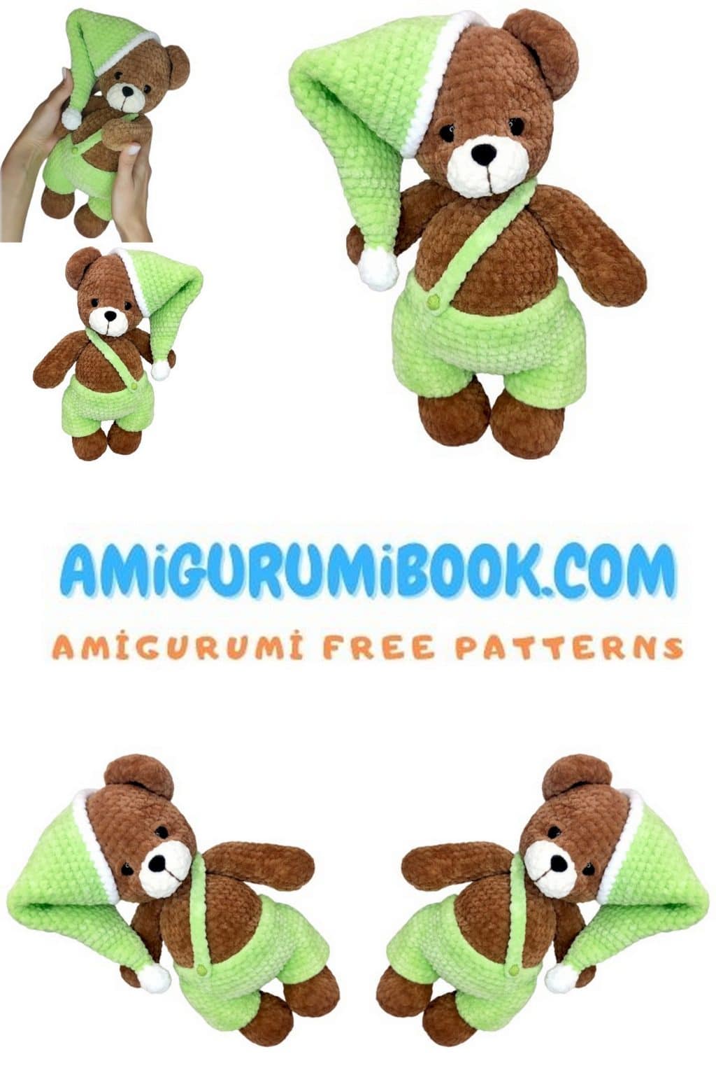 Free Barney Bear Amigurumi Pattern: Crochet Your Own Cuddly Companion ...