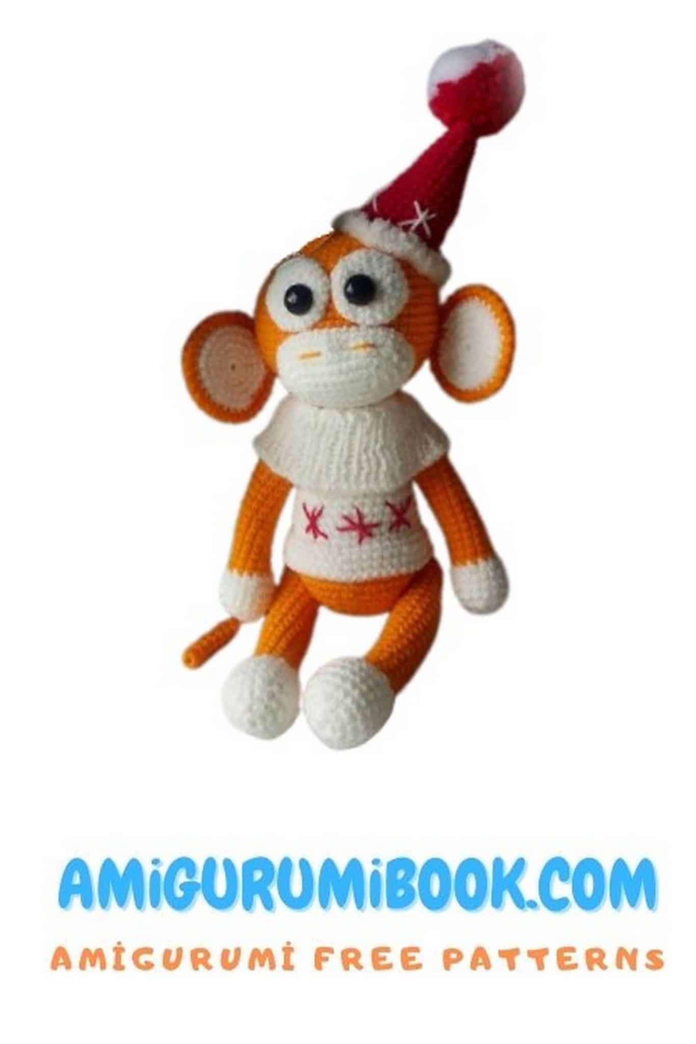 Free Christmas Monkey Amigurumi Pattern - Spread Holiday Cheer with ...