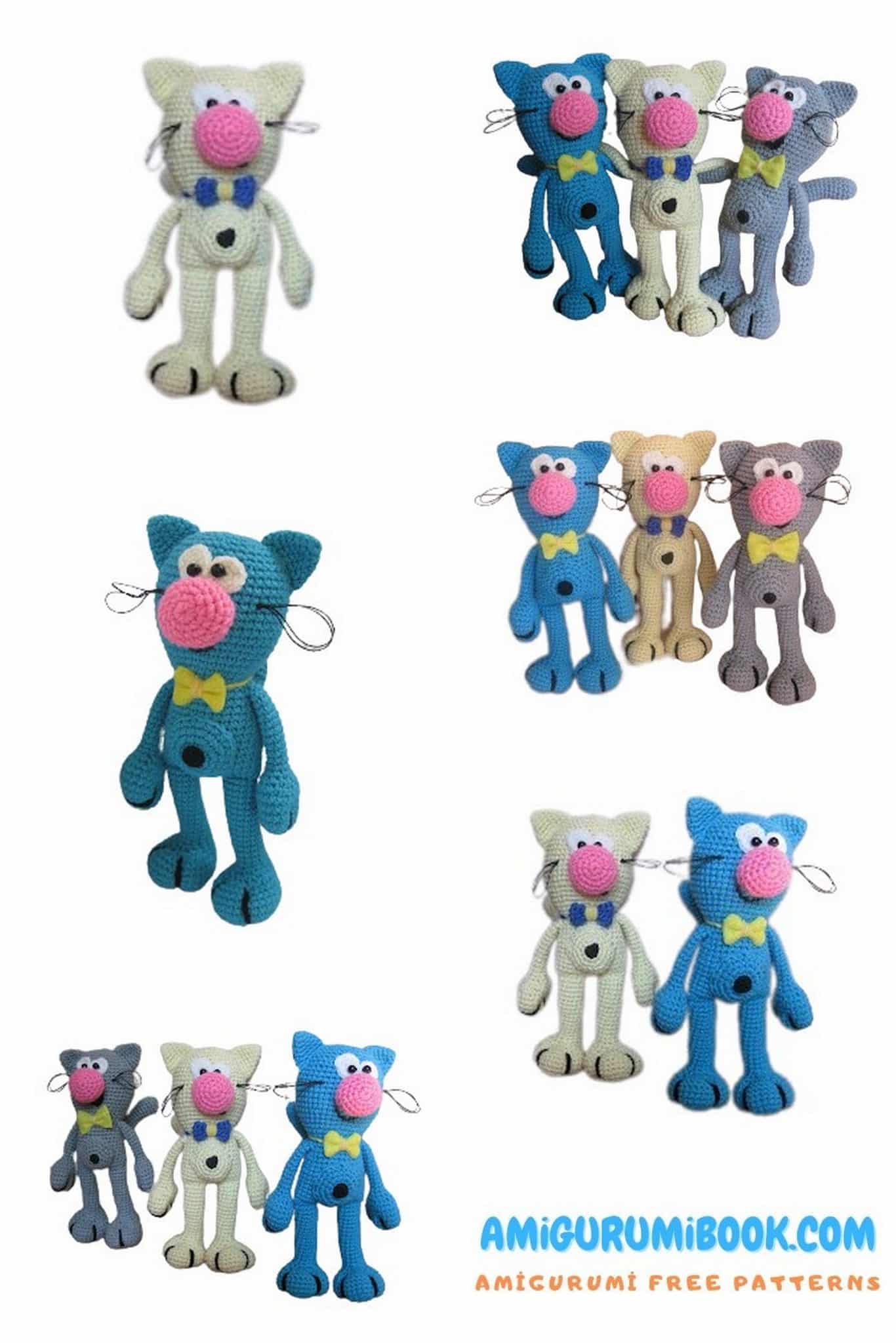 Crochet a Charming Bow Tie Cat Amigurumi with This Free Pattern - Free ...