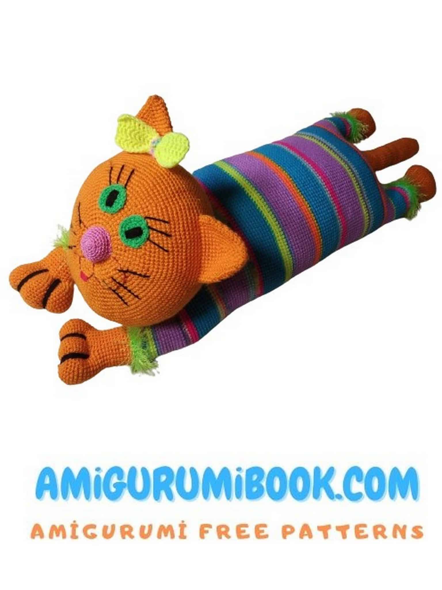 Amigurumi Cute Cat Amineko Free Pattern - Free Amigurumi Crochet Patterns