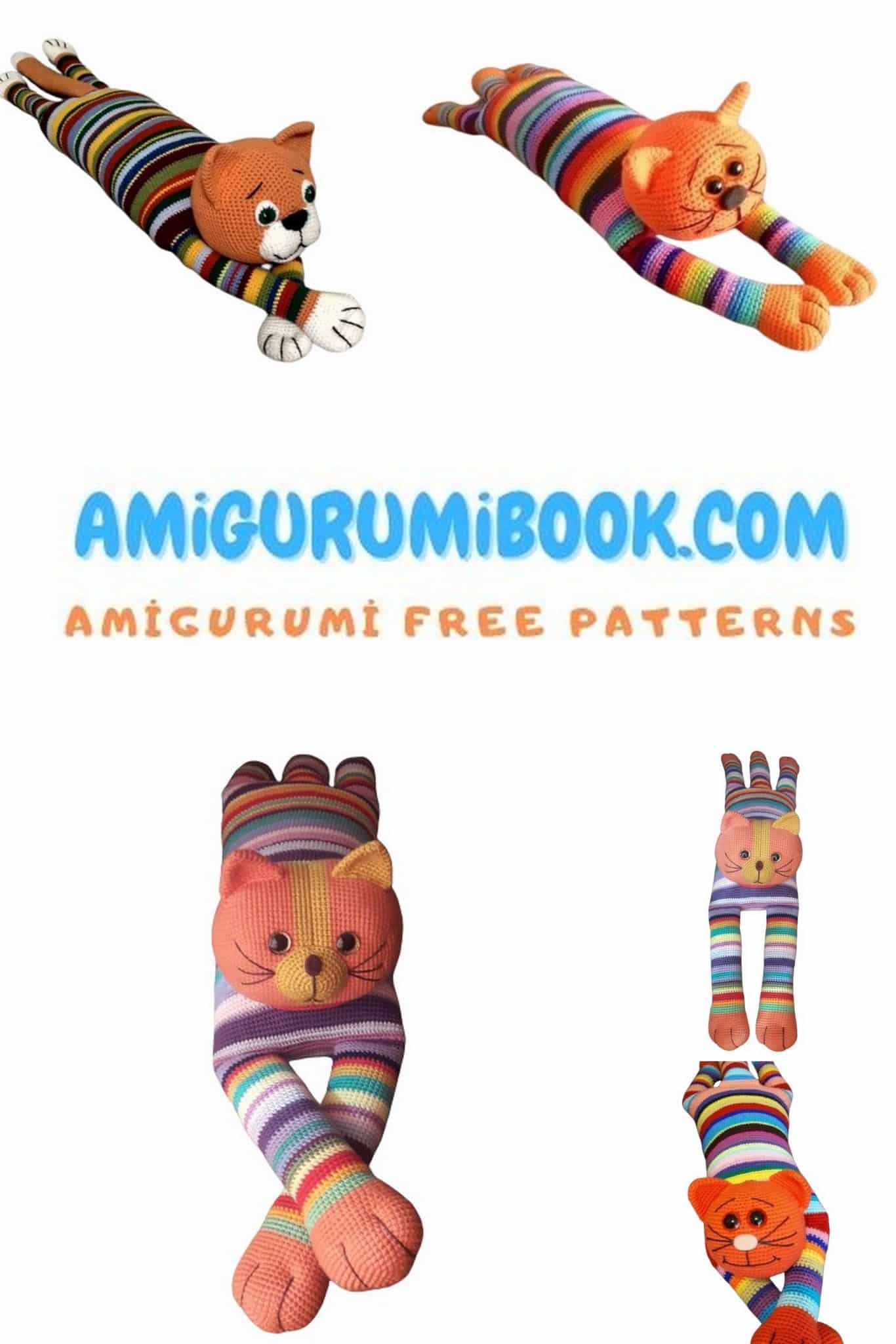Amigurumi Cute Cat Amineko Free Pattern - Free Amigurumi Crochet Patterns