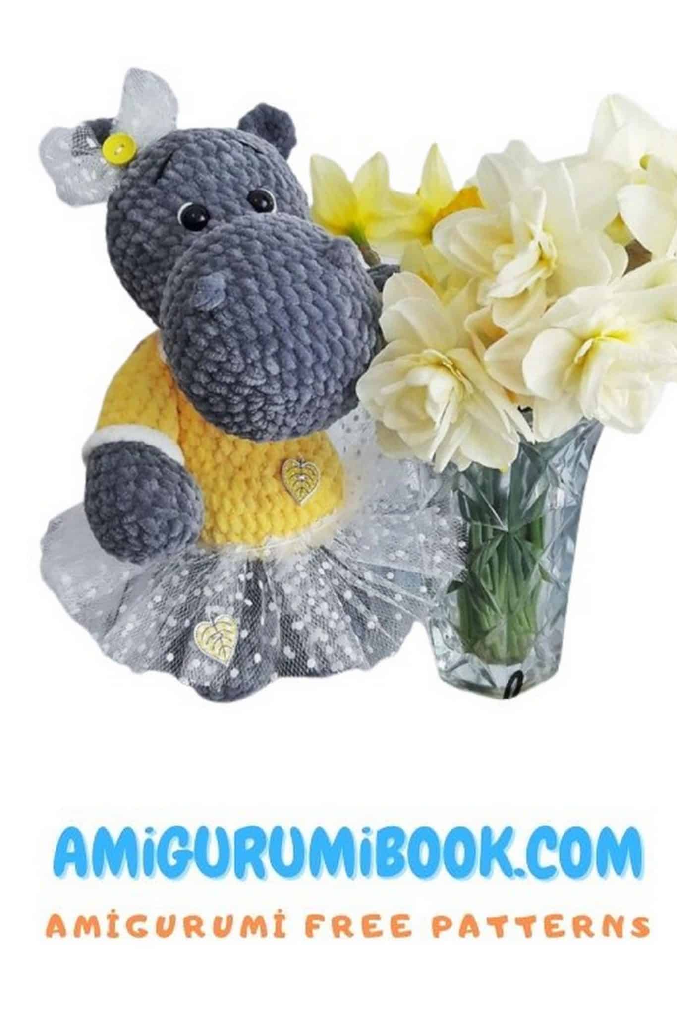 Crochet Your Own Cute Lady Hippo: Free Amigurumi Pattern - Free ...