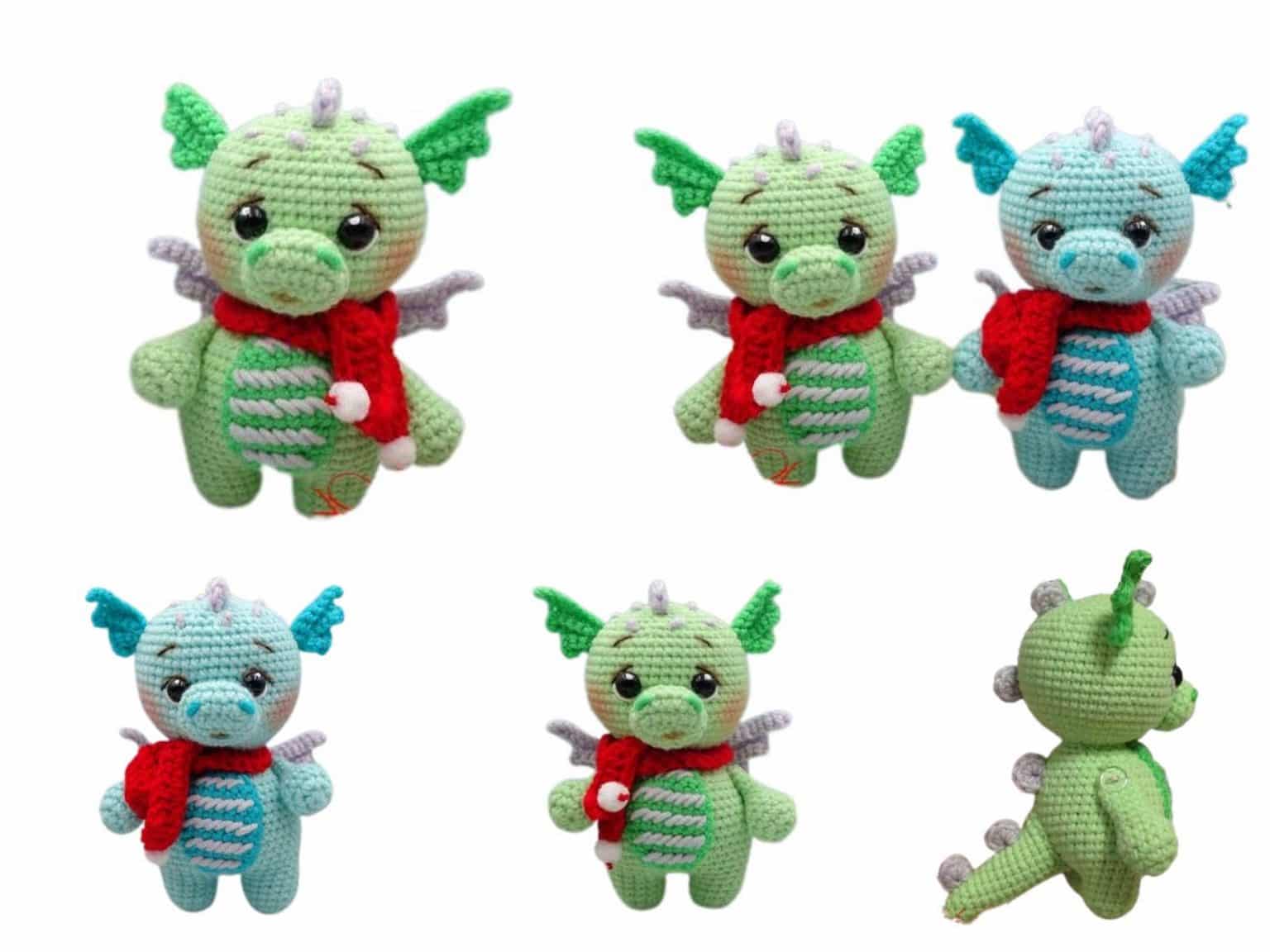 Adorable Baby Dragon Amigurumi Free Pattern: Crochet Tutorial - Free ...