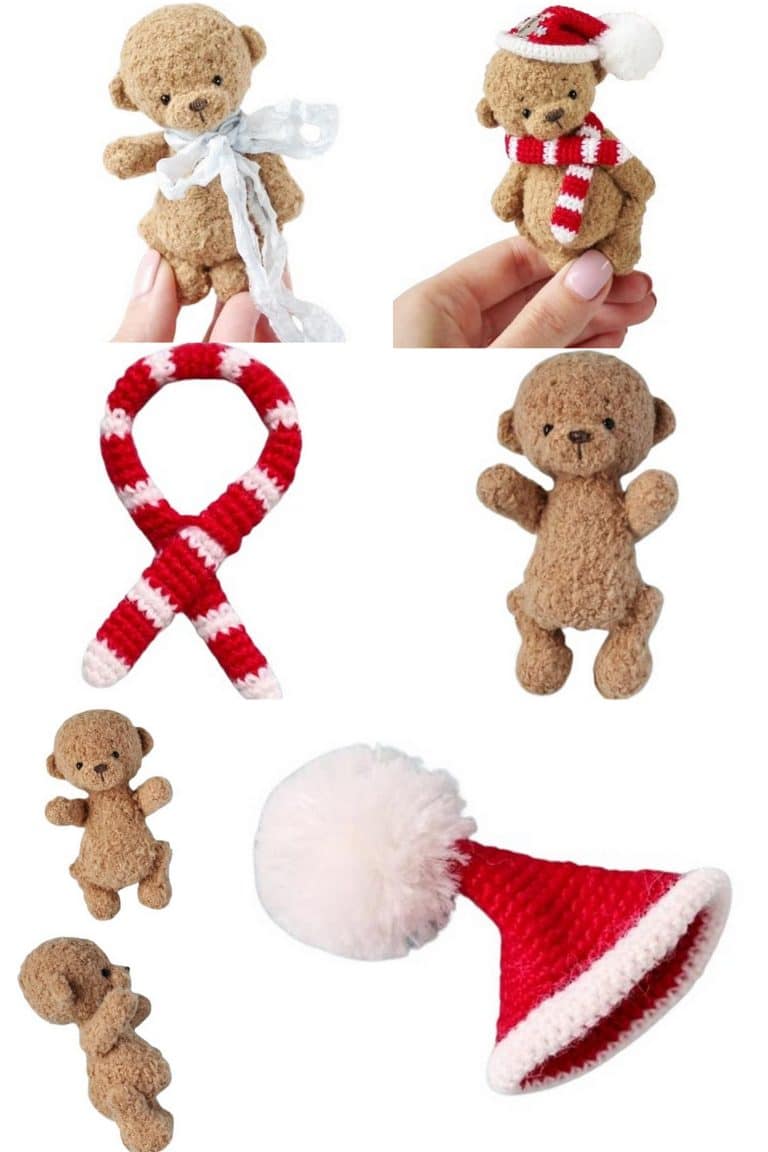 Free Christmas Teddy Bear Amigurumi Pattern - Crochet Tutorial - Free ...