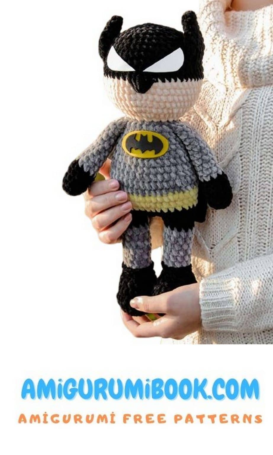 Velvet Batman Amigurumi Free Pattern: Crochet Tutorial - Free Amigurumi ...