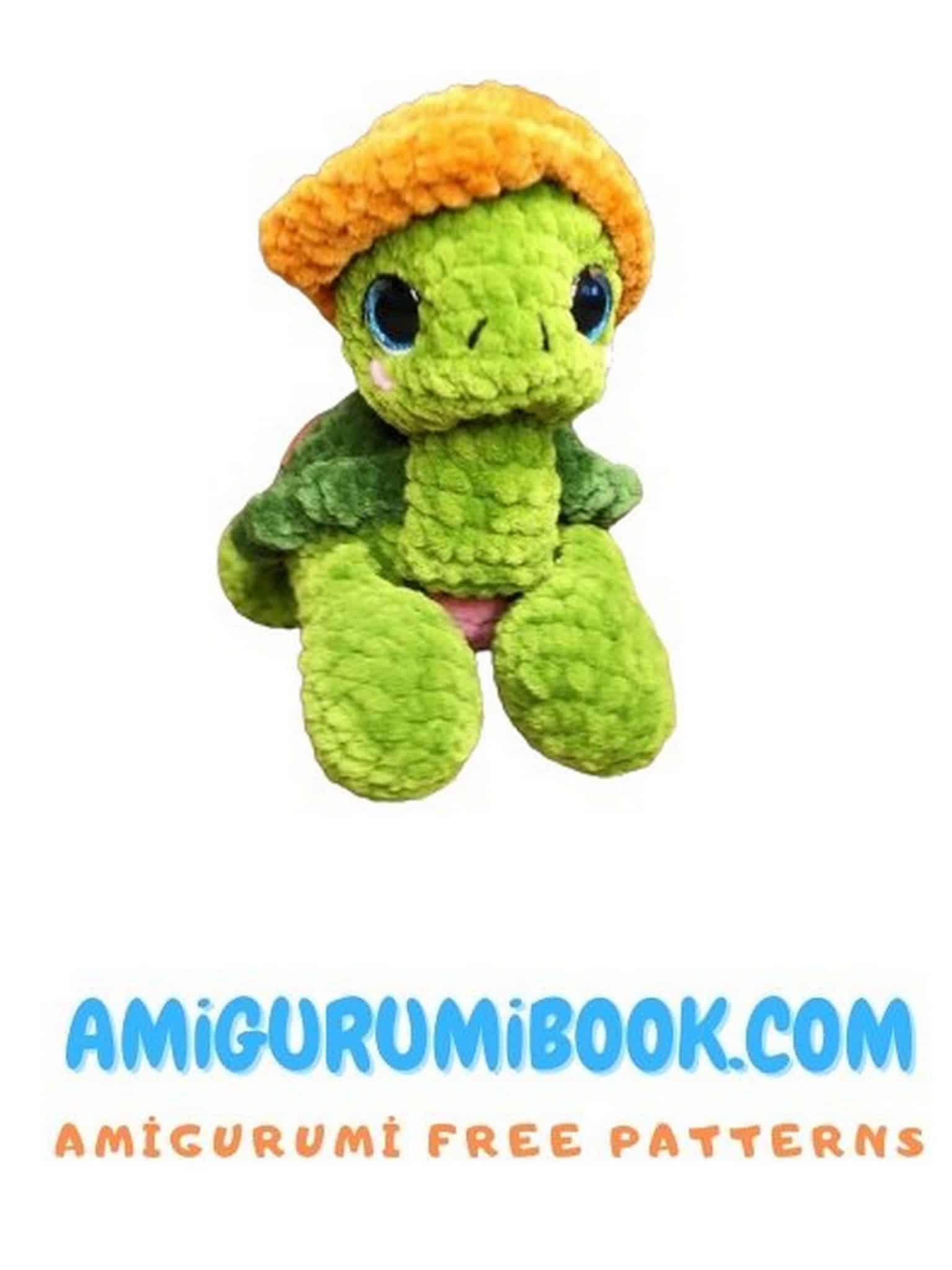 Adorable Free Pattern for Crocheting a Turtle Amigurumi Hat - Free ...