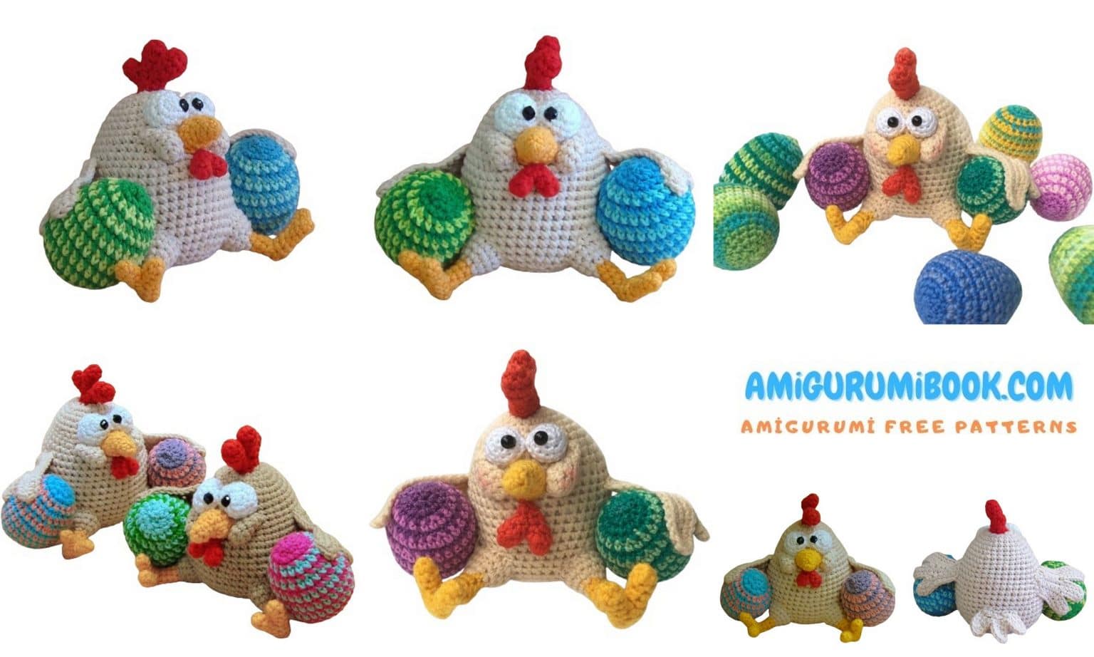 Free Chicken Amigurumi Pattern: Crochet Tutorial - Free Amigurumi ...