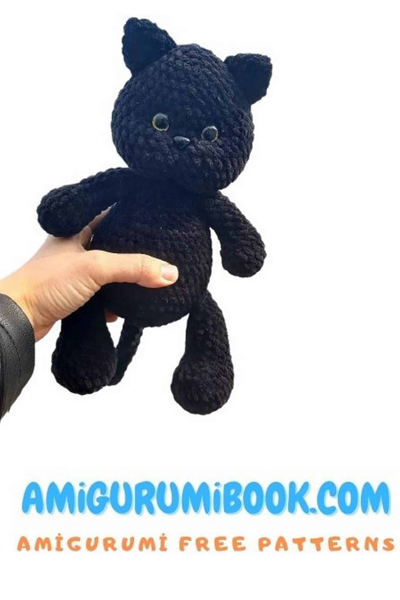 Adorable Black Cat Amigurumi Free Pattern: Crochet Tutorial - Free ...