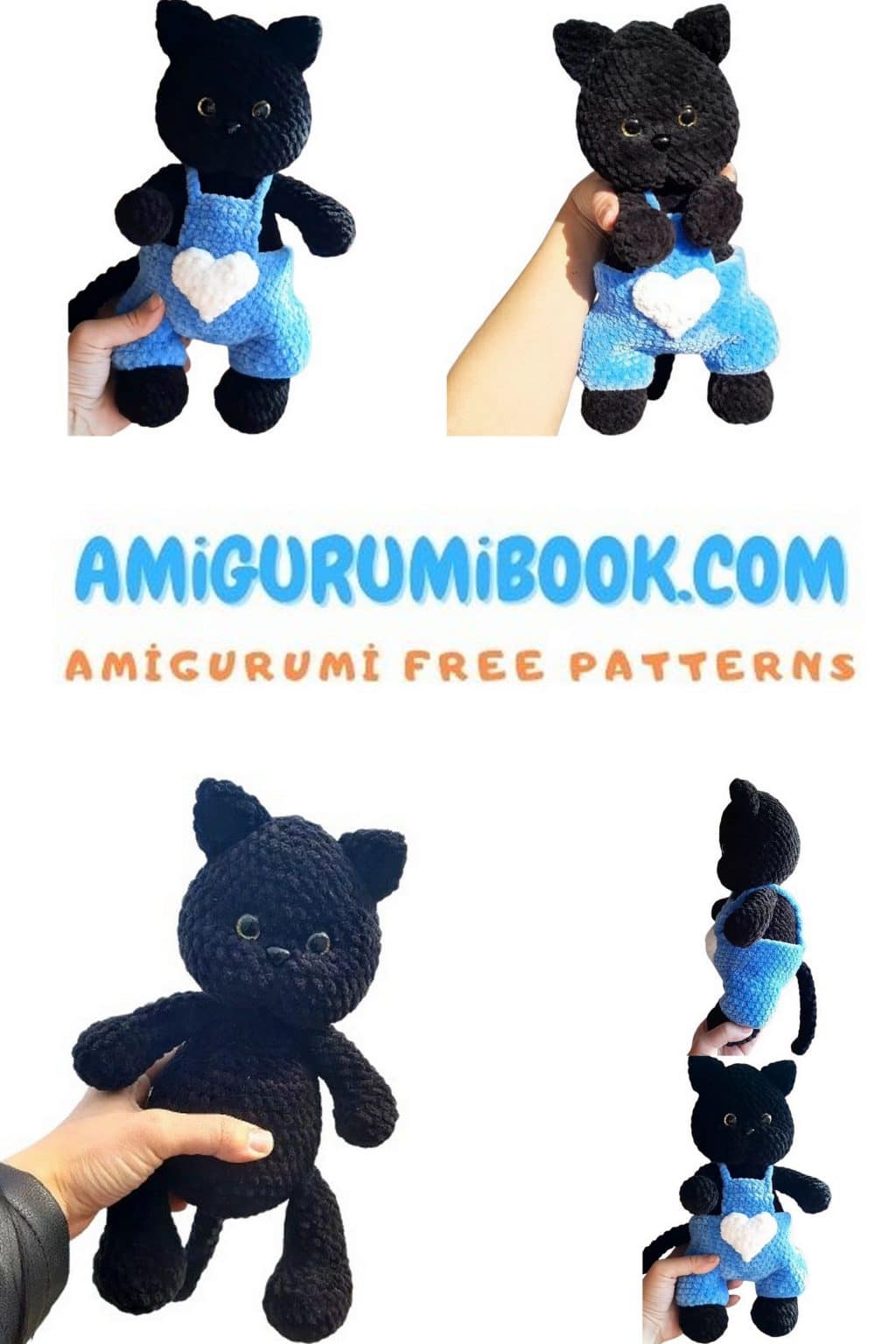 Adorable Black Cat Amigurumi Free Pattern: Crochet Tutorial - Free ...