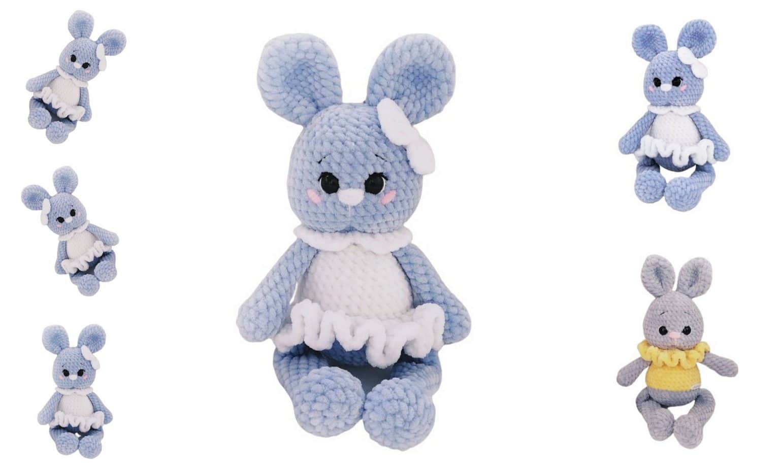 Free Long-Legged Velvet Bunny Amigurumi Pattern - Free Amigurumi ...