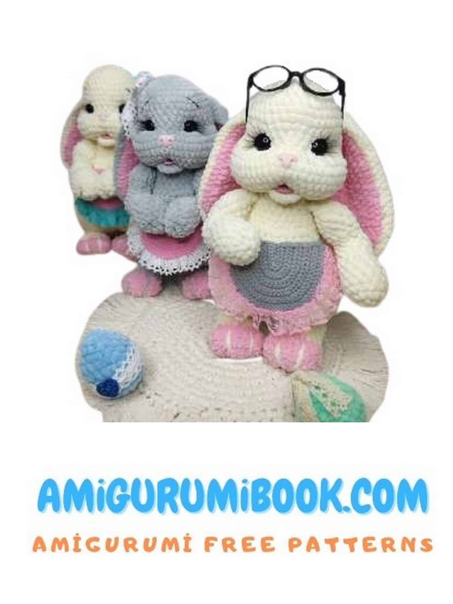 Free Easter Bunny Amigurumi Pattern: Crochet Tutorial - Free Amigurumi ...