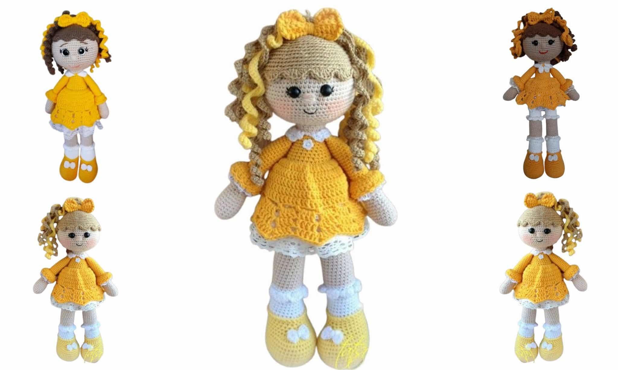 Sunny Girl Soley Amigurumi Doll Free Pattern - Crochet Tutorial - Free ...