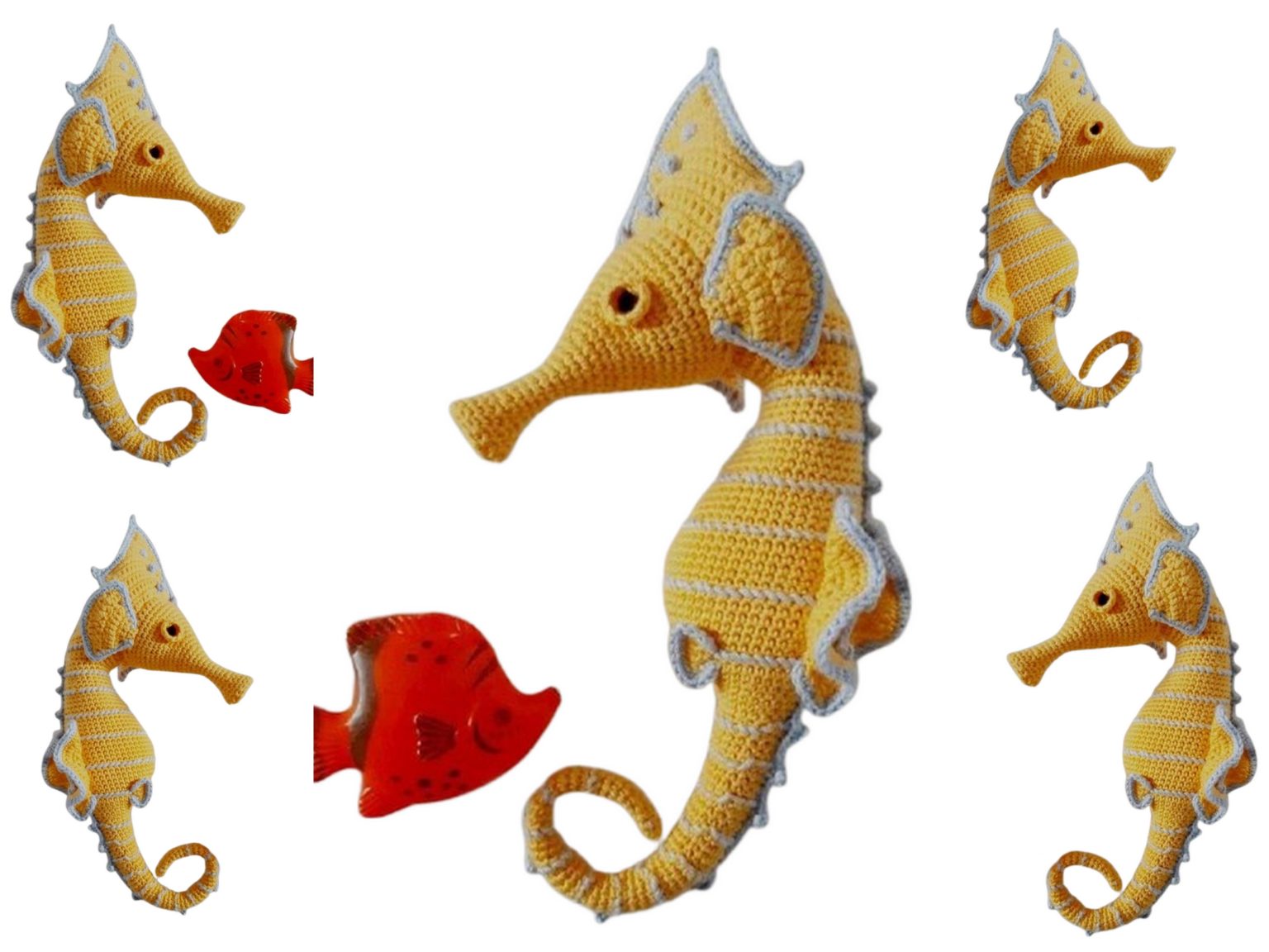 Big SeaHorse Amigurumi Free Pattern - Crochet Tutorial - Free Amigurumi ...