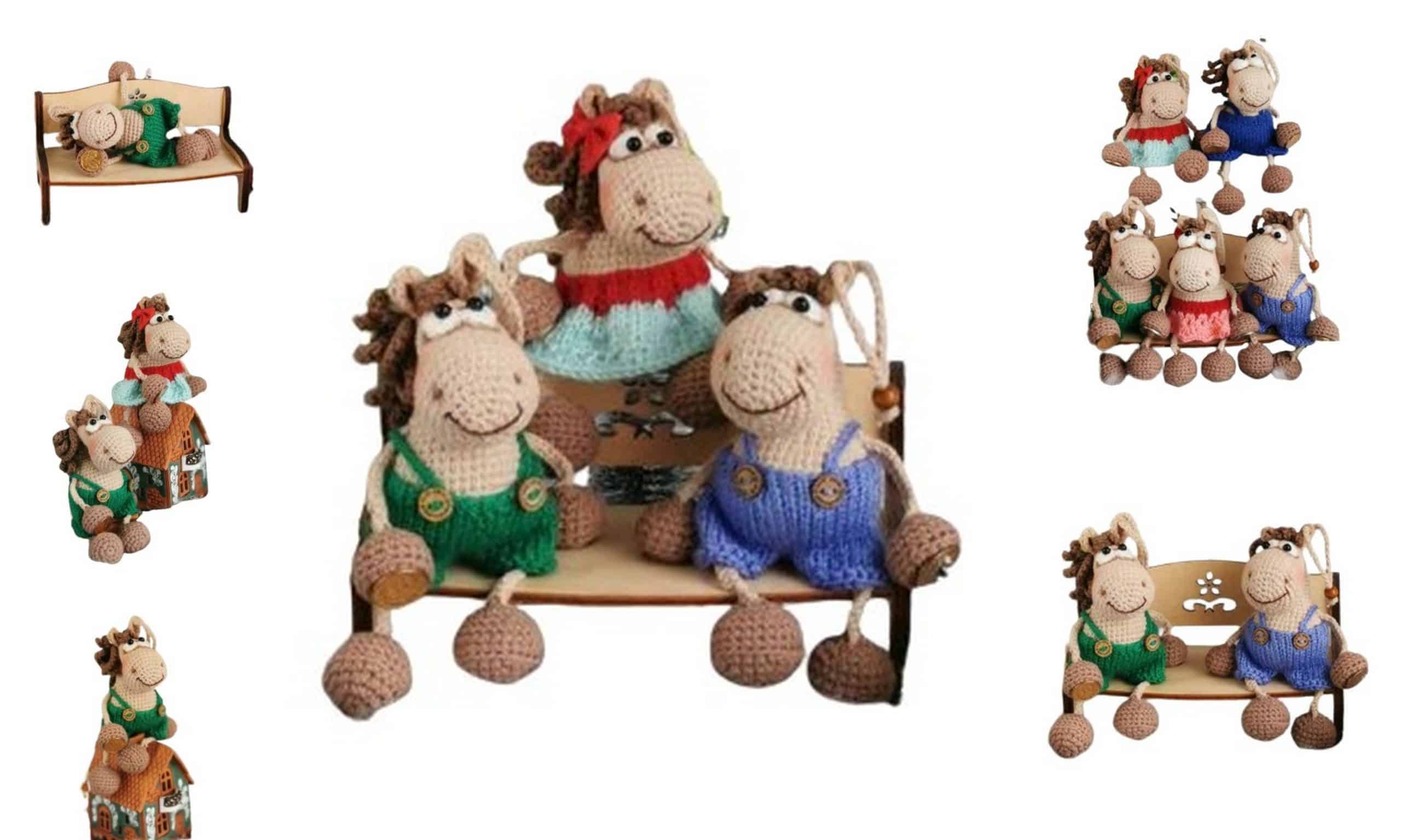 Smiling Horse Amigurumi Pattern – Cute Crochet Pony Toy Tutorial - Free ...