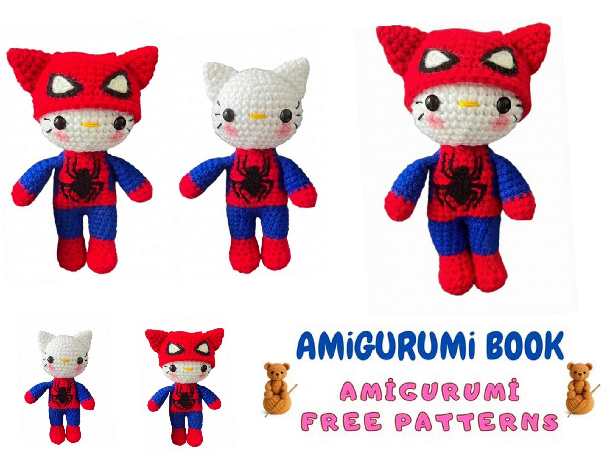Spider Cat Amigurumi Archives - Free Amigurumi Crochet Patterns