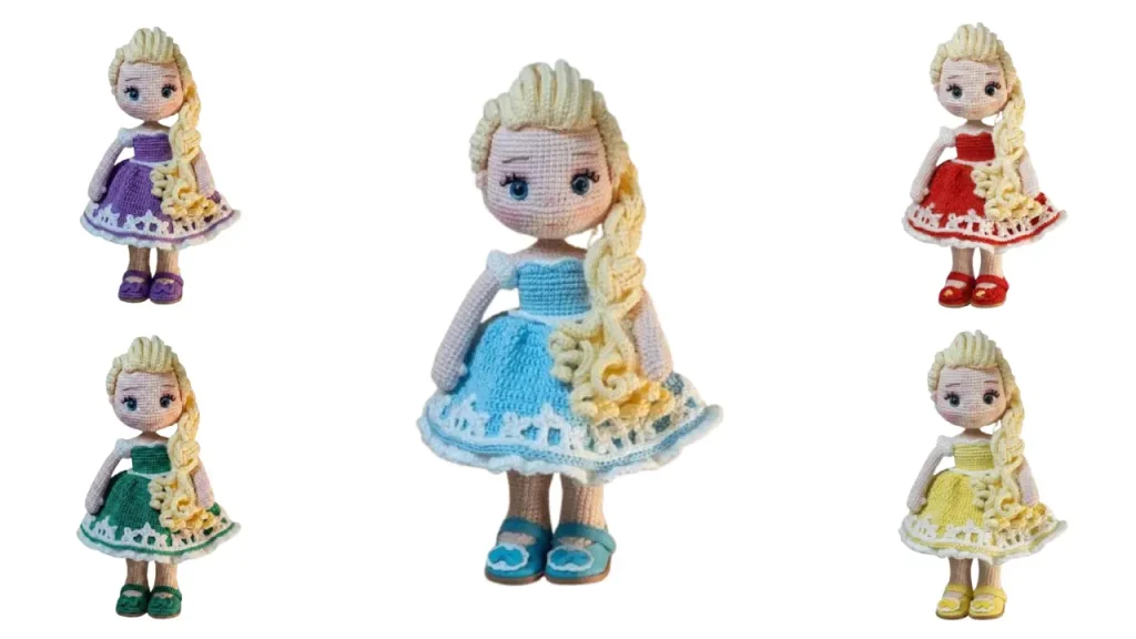 Doll Crystal Amigurumi Free Crochet Pattern - Crochet Tutorial - Free ...